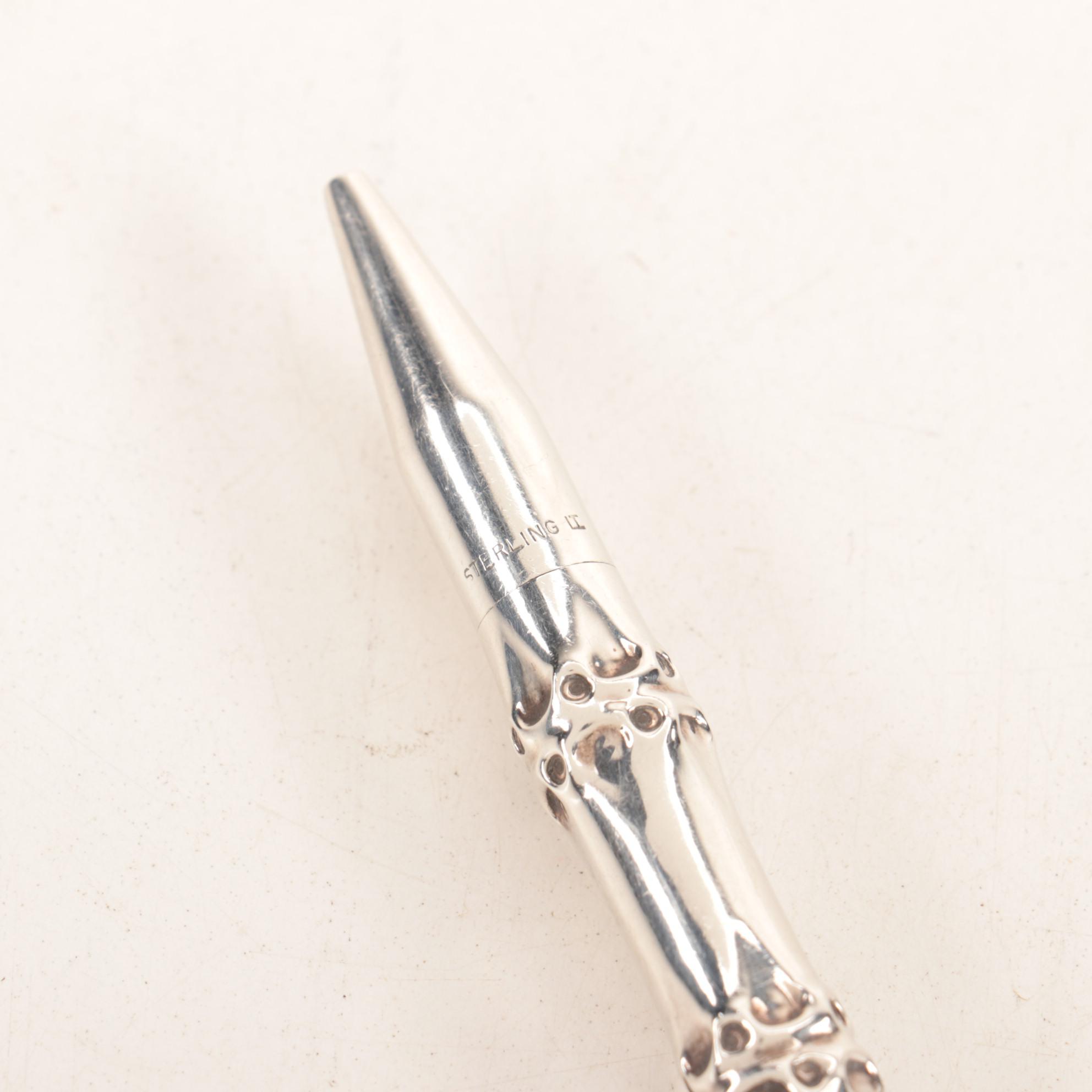 Louis Tamis "Bamboo" Sterling Silver Ballpoint Pen, 1940s | EBTH