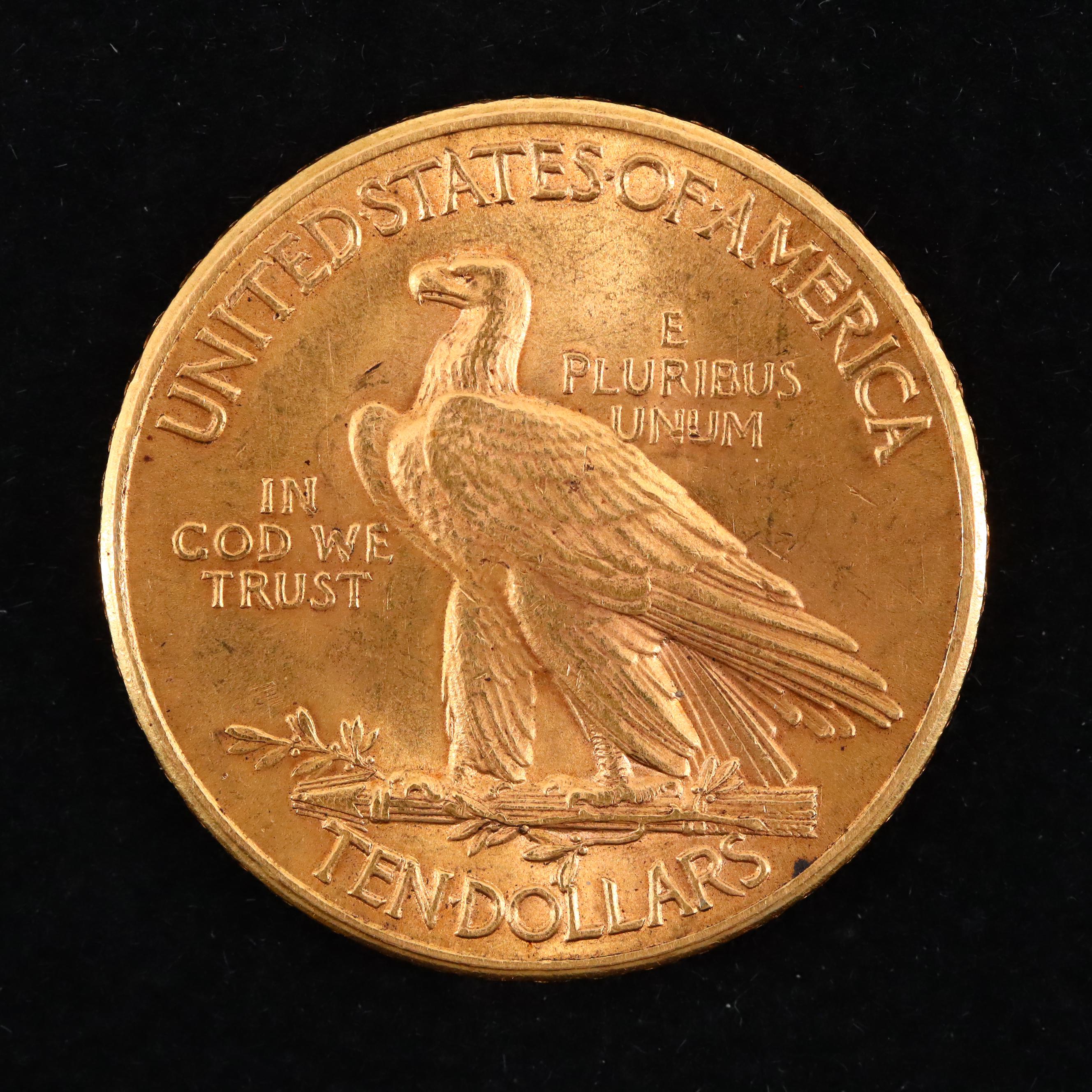 1912 Indian Head Ten Dollar Gold Coin | EBTH