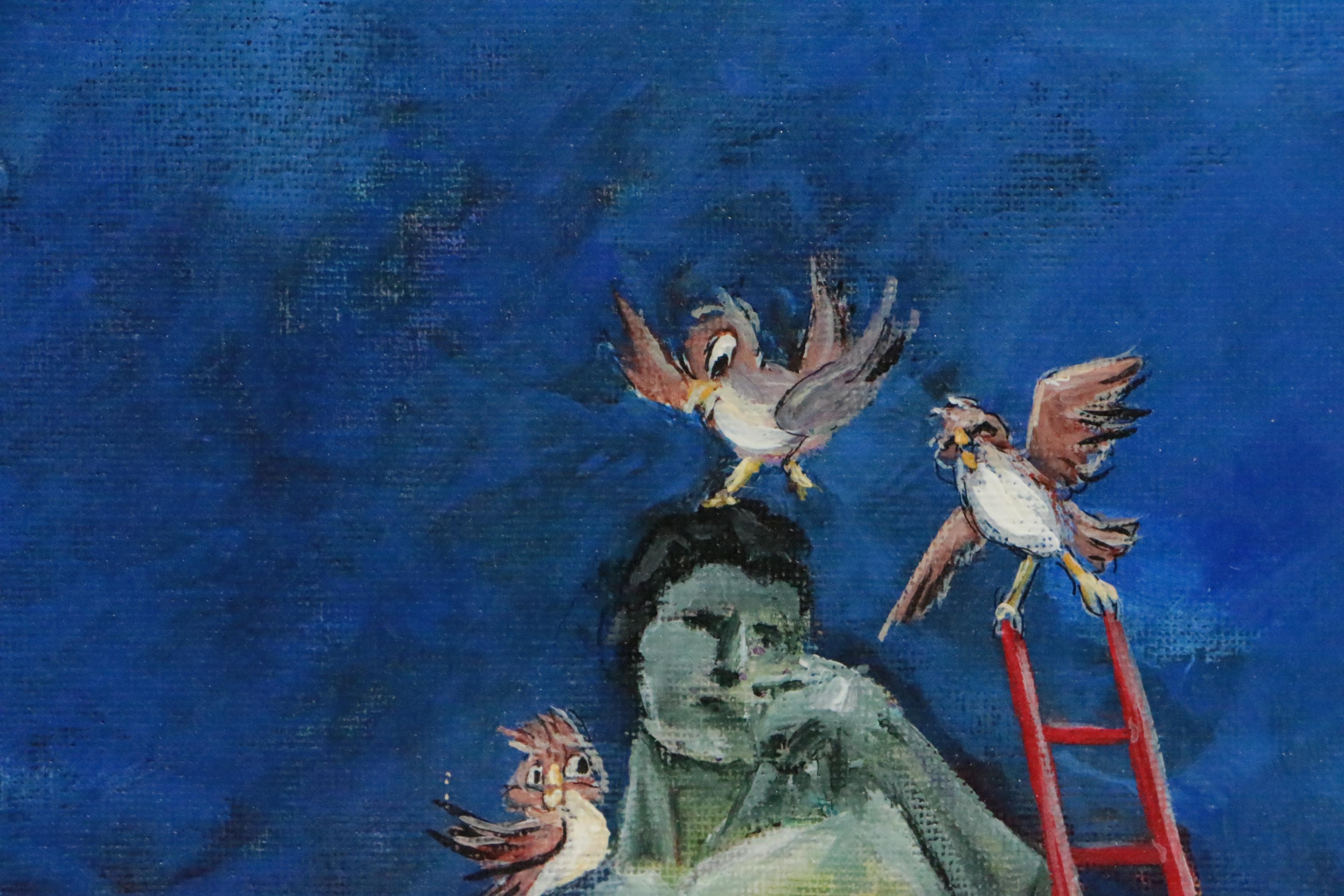 J.C. Hall Acrylic Painting "Michaelangel Lark" | EBTH