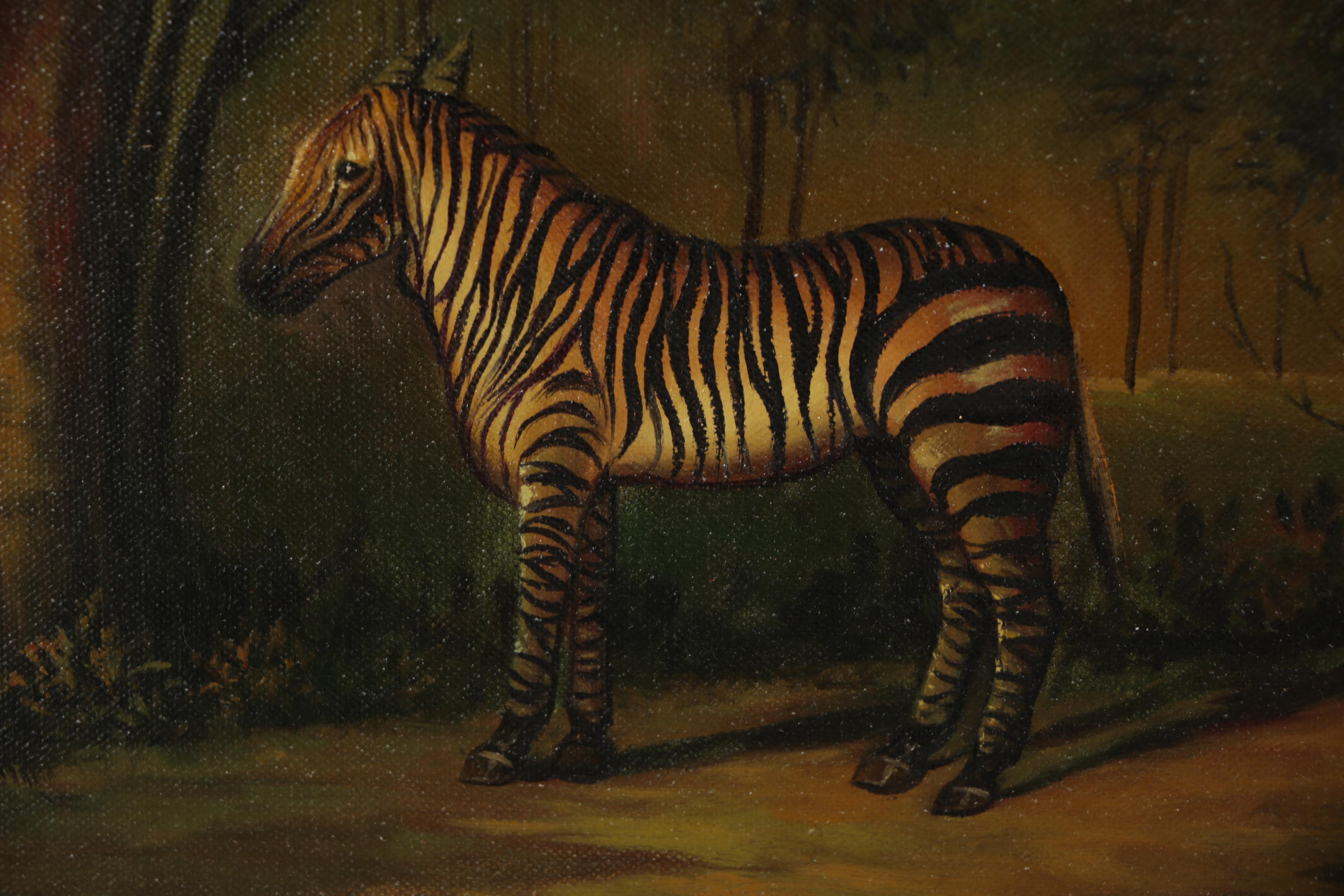 Oil Painting after George Stubbs "Zebra" | EBTH