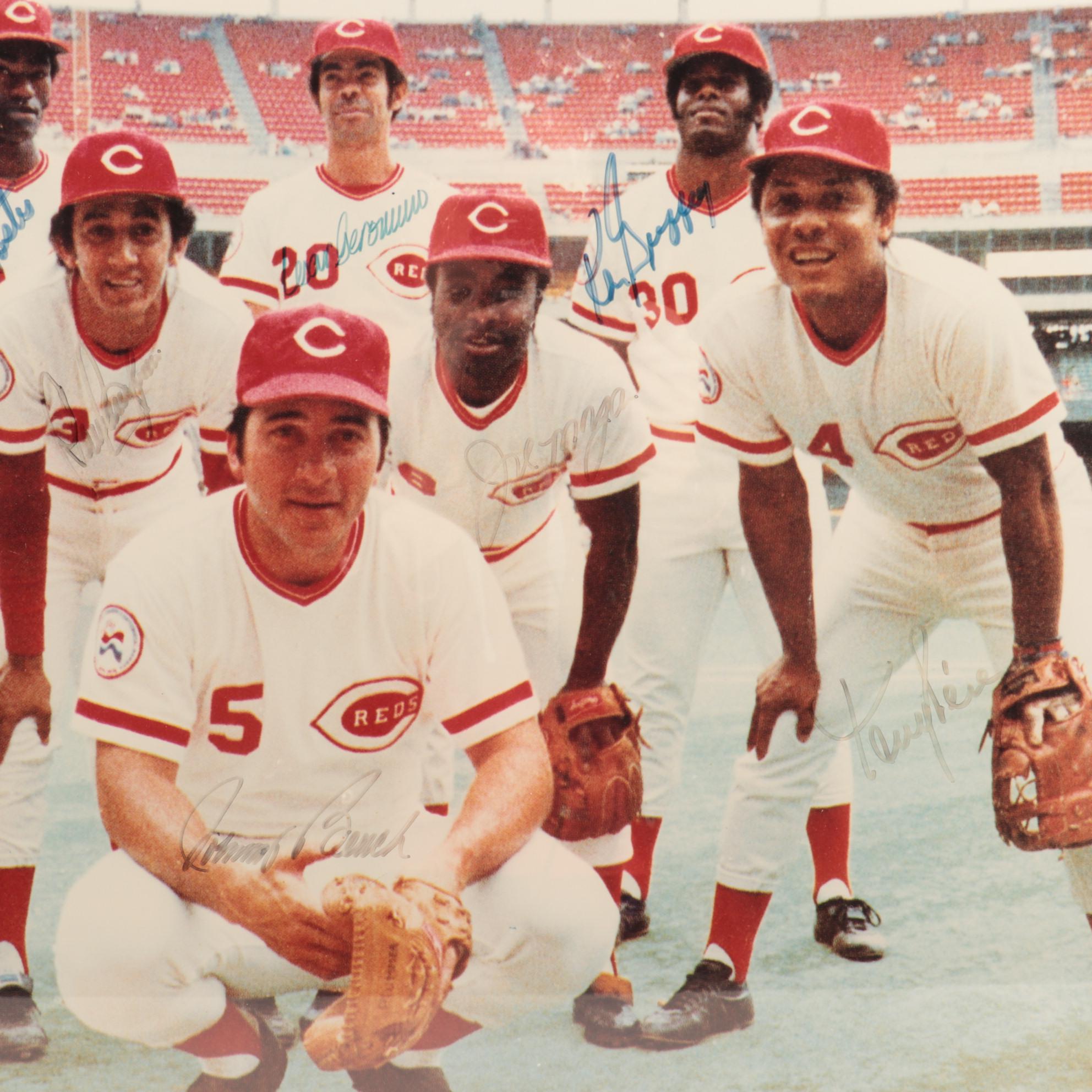 Framed "Big Red Machine" Signed Photo Print | EBTH