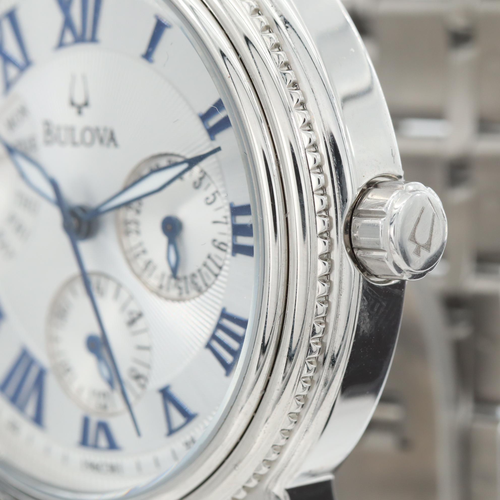 Bulova Stainless Steel Calendar Wristwatch | EBTH