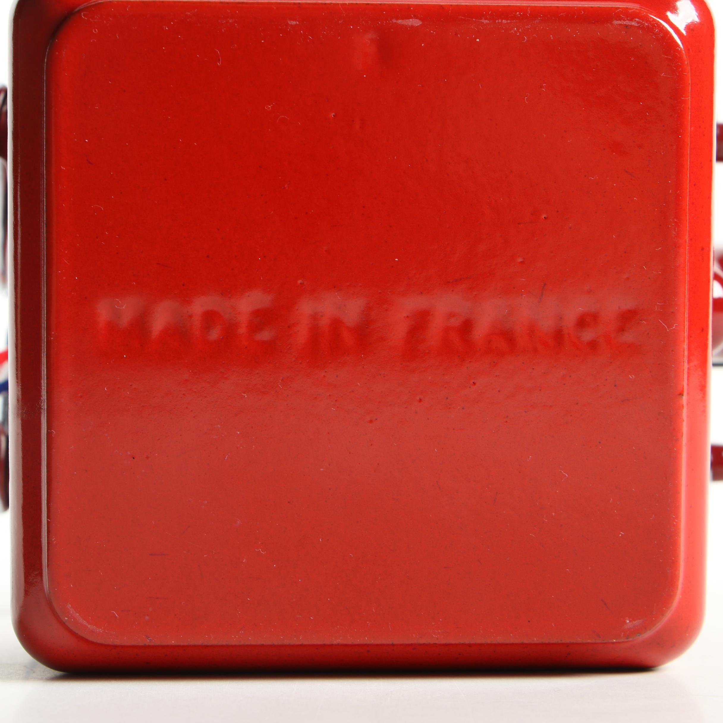 Staub Pimento Red "La Théière" Enameled Cast Iron Square Teapot | EBTH