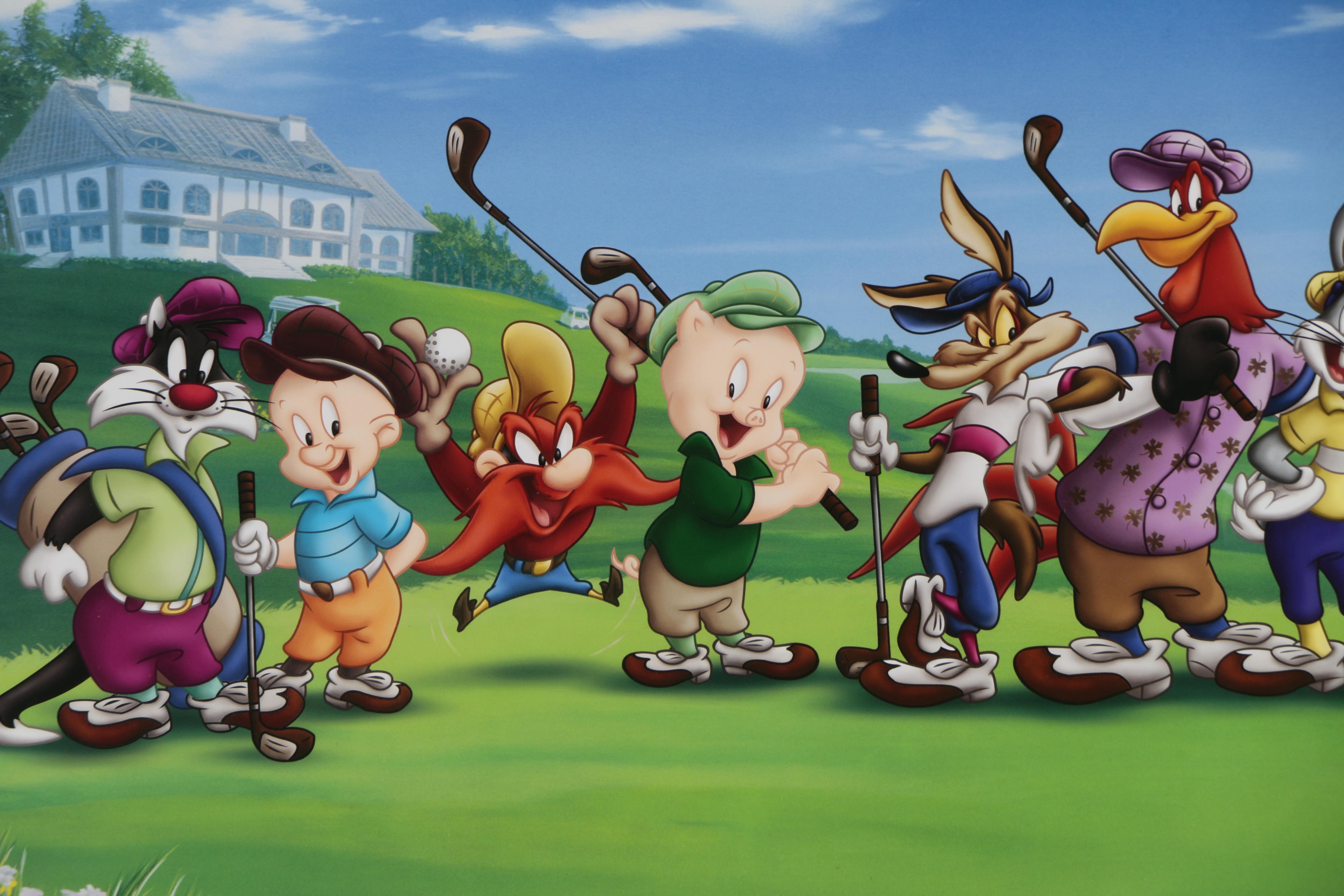 Looney Tunes Golf Limited Edition Offset Lithograph "A Day at the Links ...