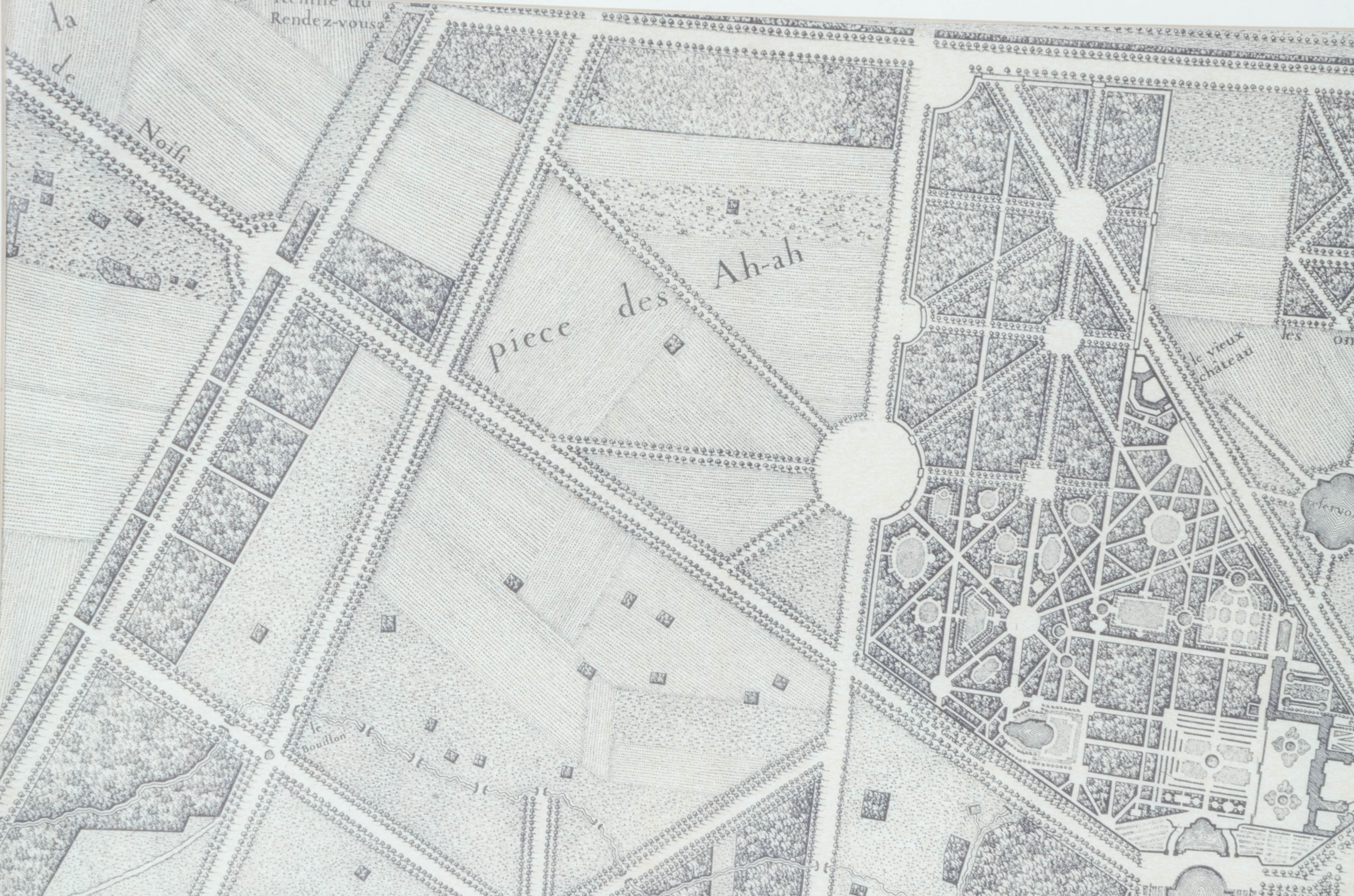 Lithographs of Sectioned Map of "Plan De Versailles" | EBTH