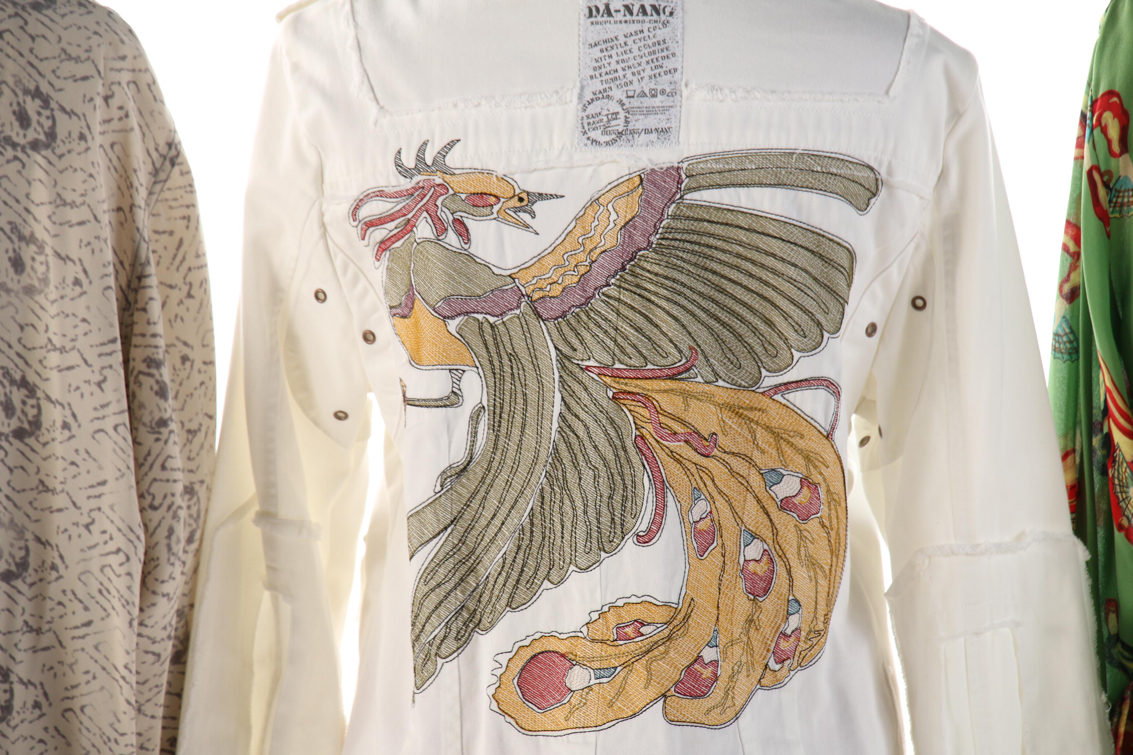 Harari Asian Dancer Print Silk Dress, Anne Klein, Da-Nang, and Chico's ...