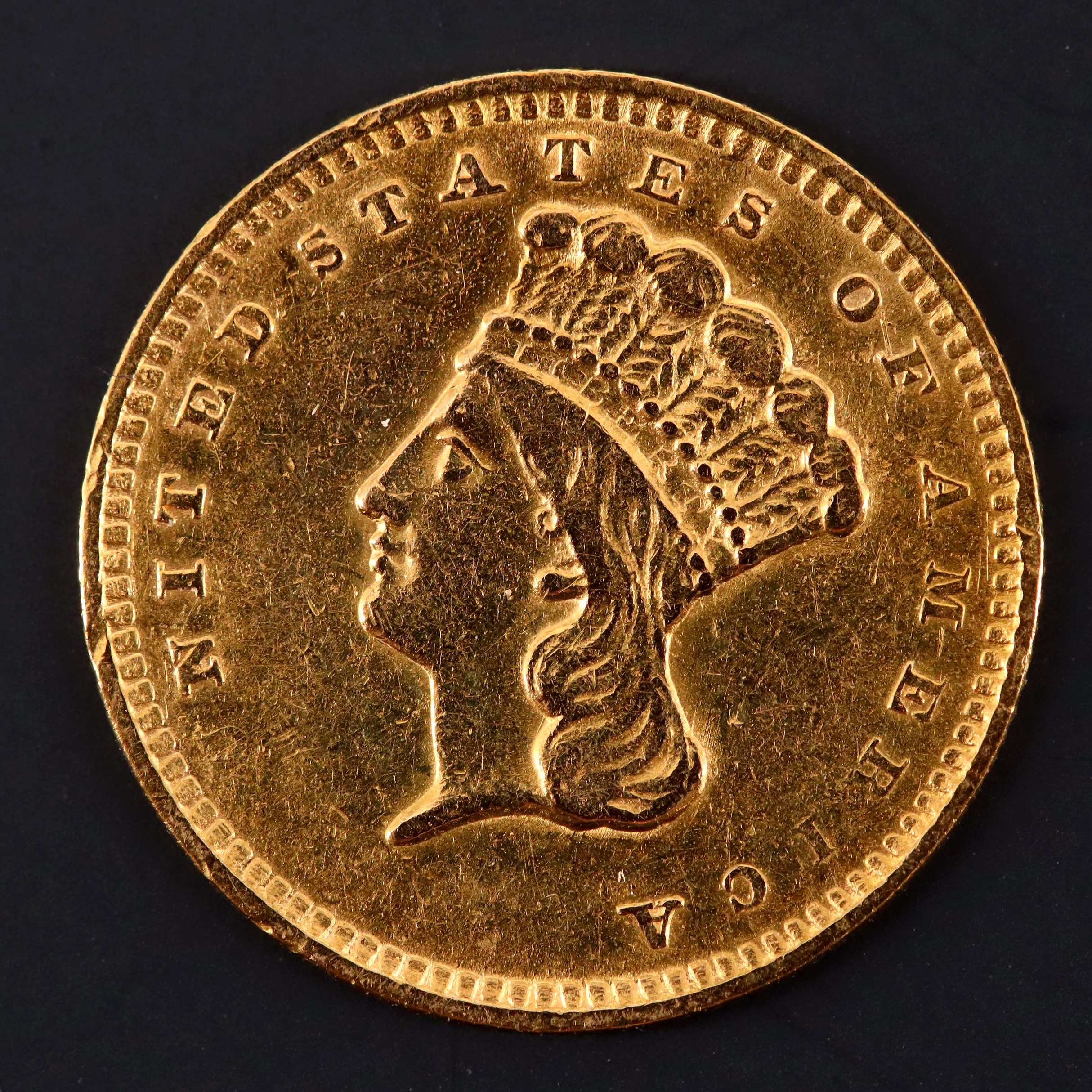 1856 Indian Princess Head Type III Gold Dollar | EBTH