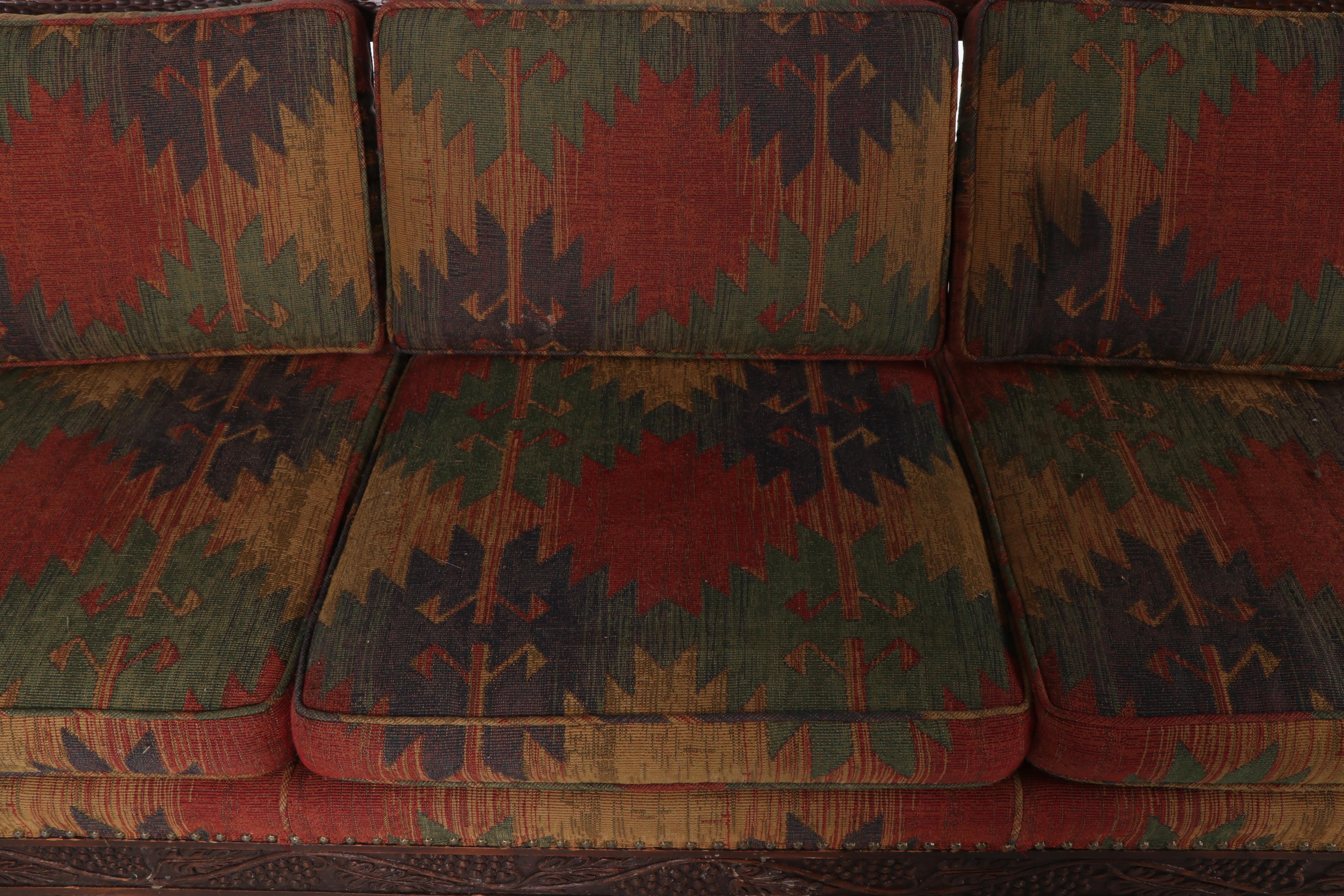 Romweber "Grapevine" Viking Oak Sofa, Mid-20th Century | EBTH