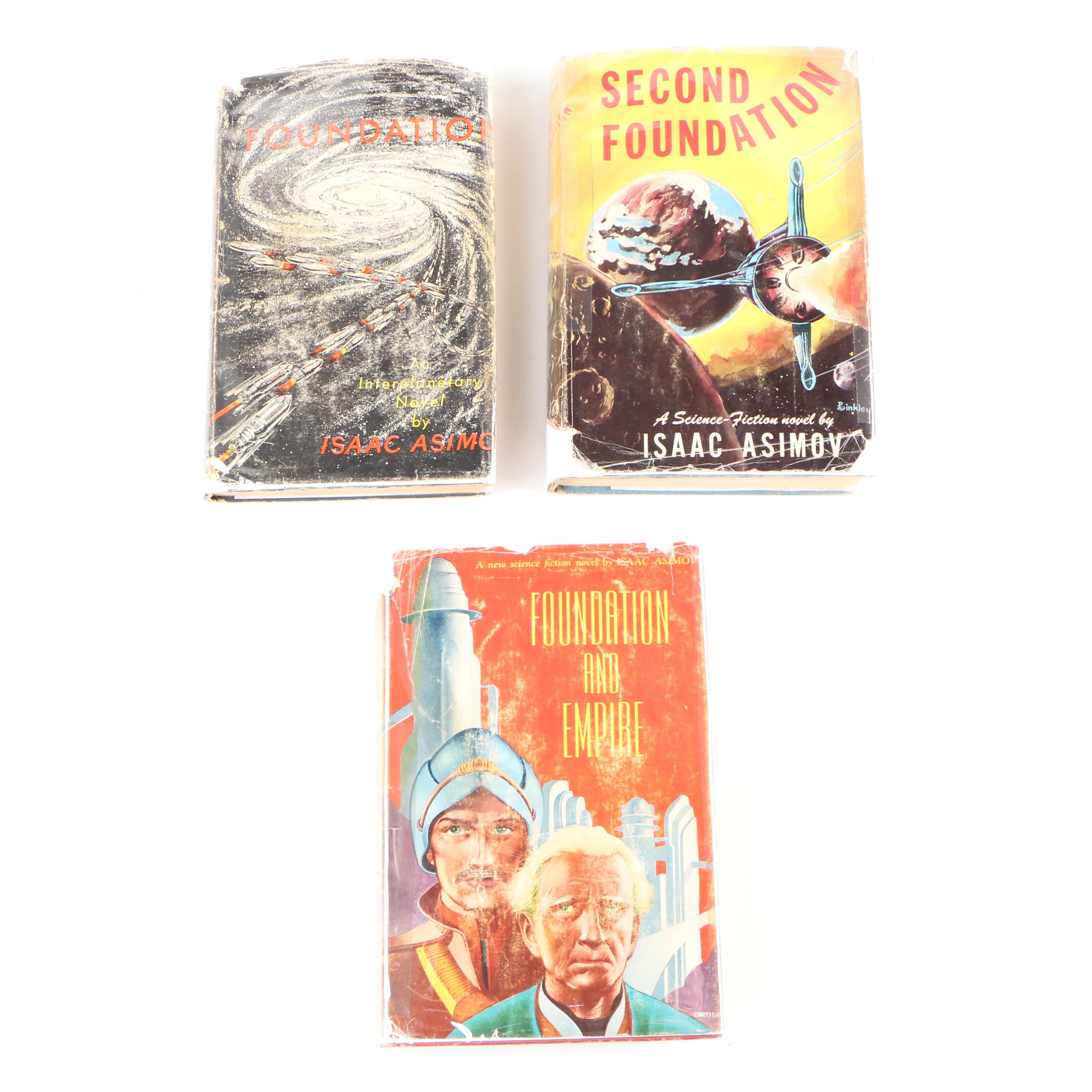 Rare Isaac Asimov Signed First Editions "The Foundation Trilogy" | EBTH