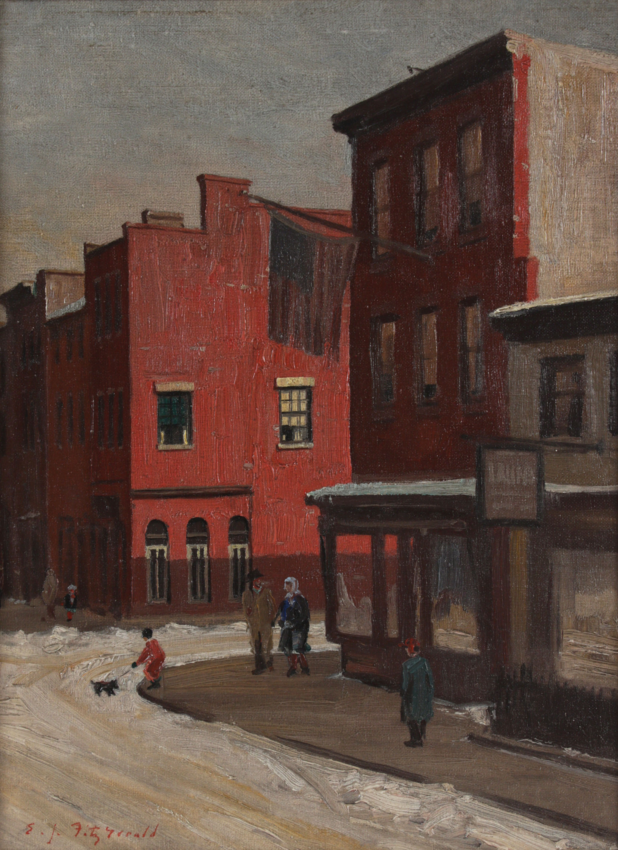 Edmond J. Fitzgerald Oil Painting | EBTH