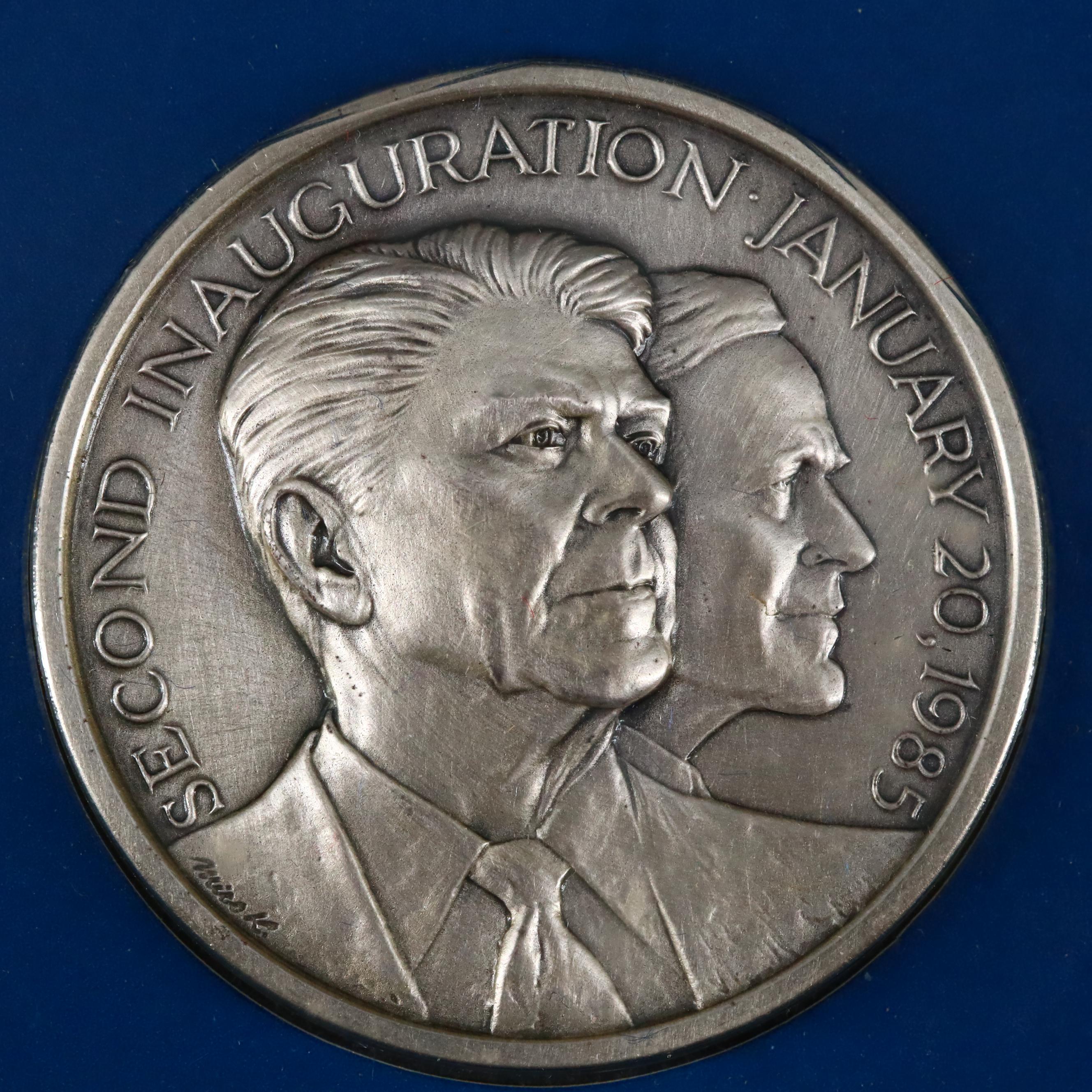 Two .999 Silver Presidential Inaugural Medals | EBTH