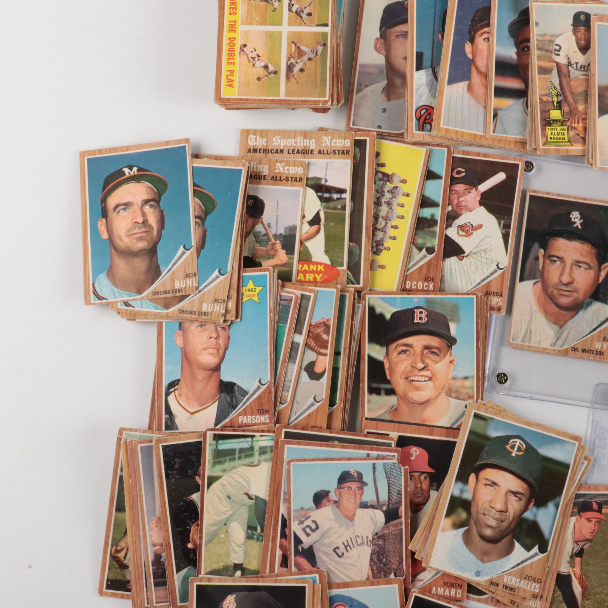 1962 Topps Baseball Cards with Stars and Hall of Fame Players | EBTH