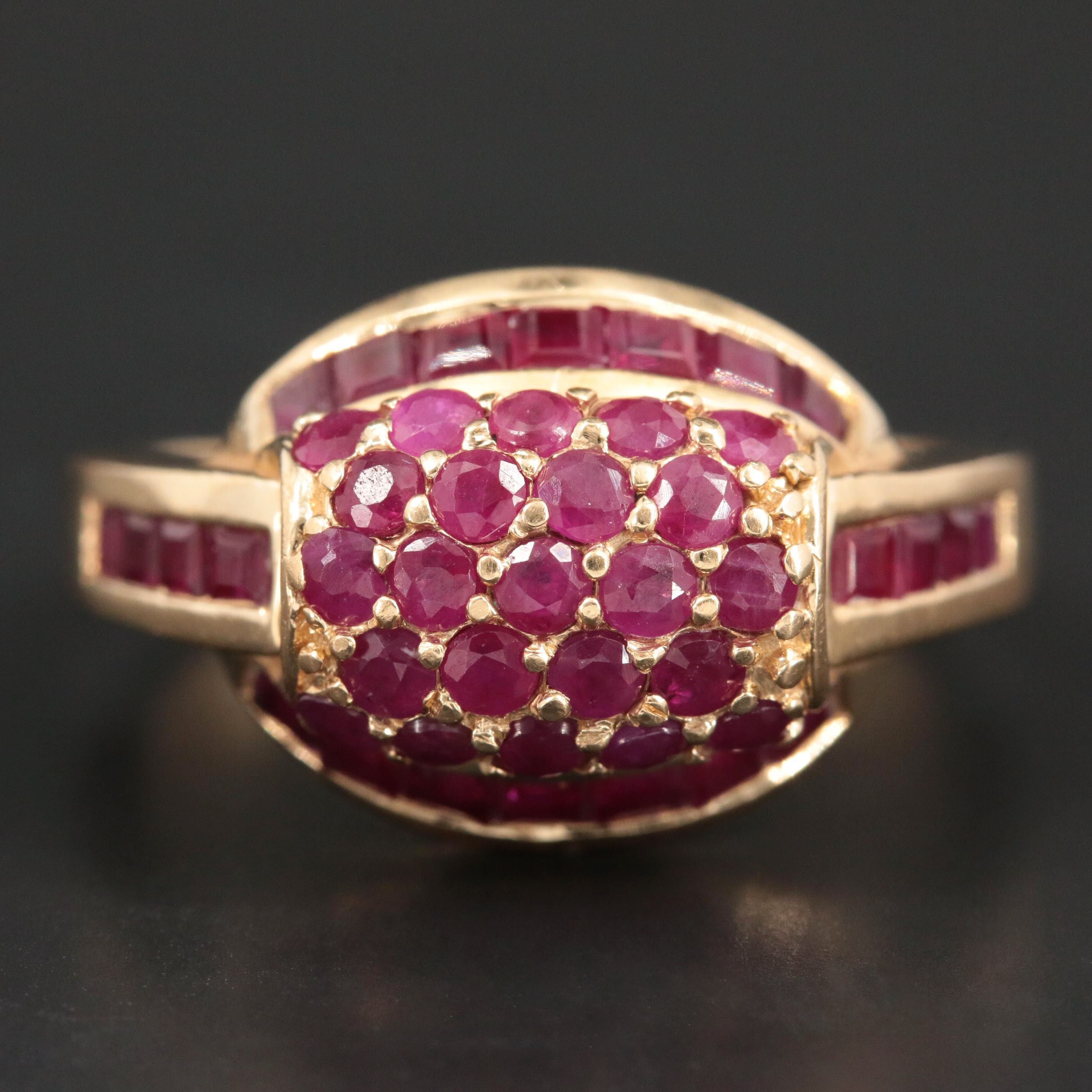 14K Yellow Gold Ruby Ring | EBTH