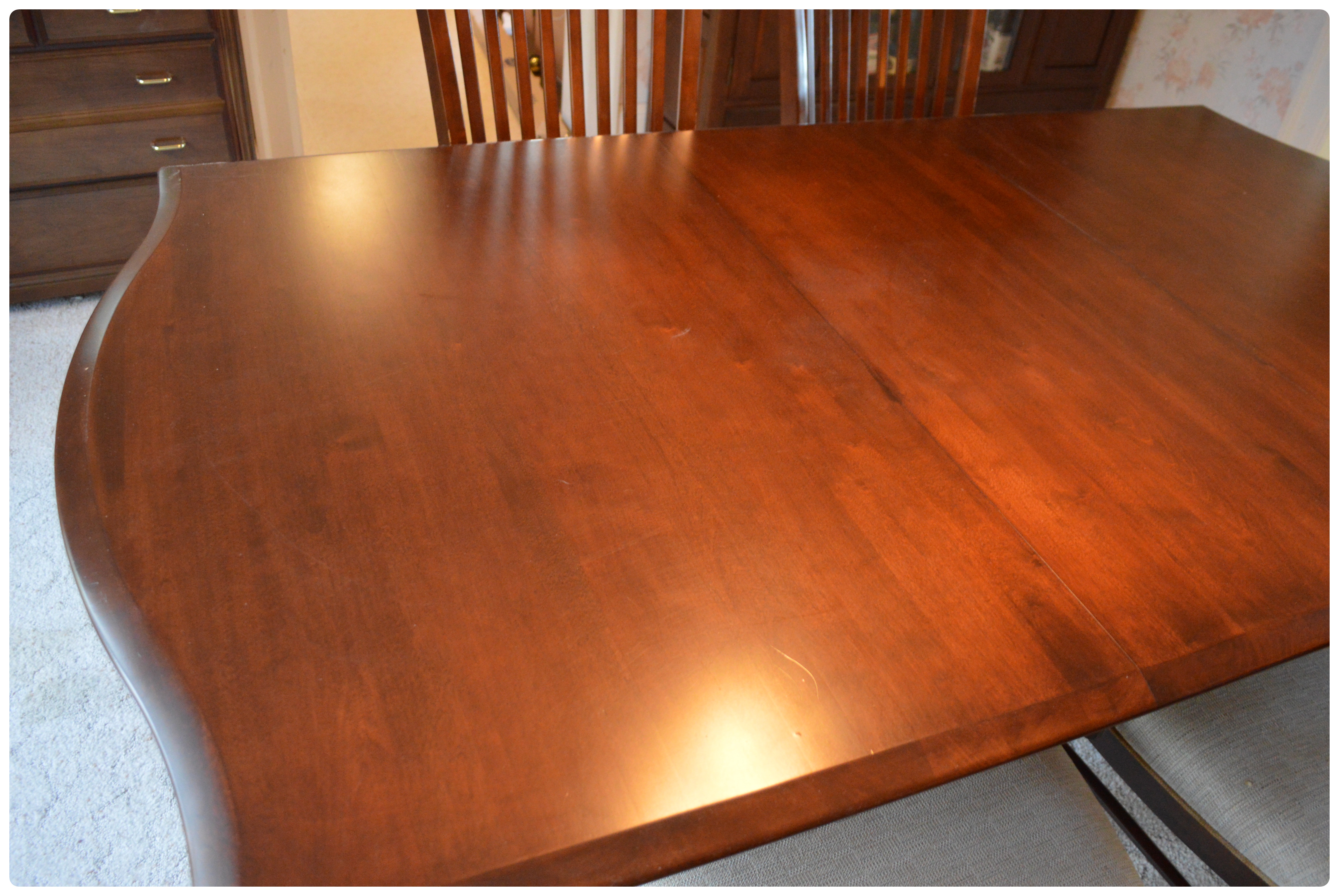 Richardson Bros. Co. Cherry Dining Table and Chairs, Late 20th Century ...