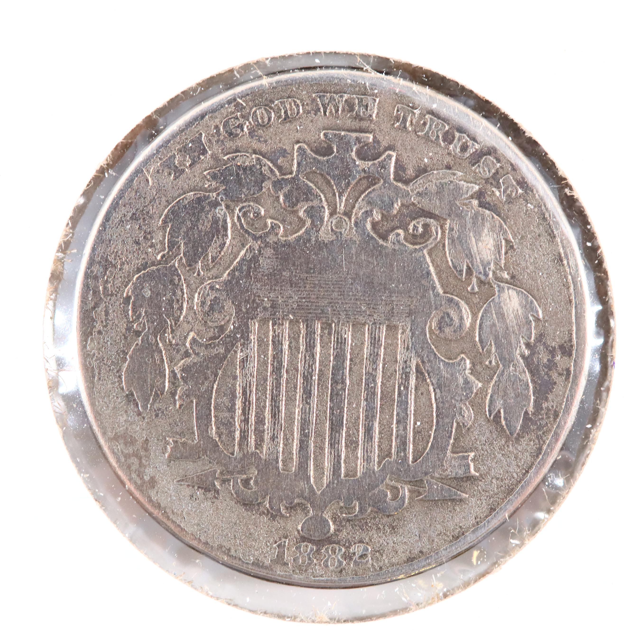 Antique American Nickel Assortment Including Shield and Liberty Nickels ...