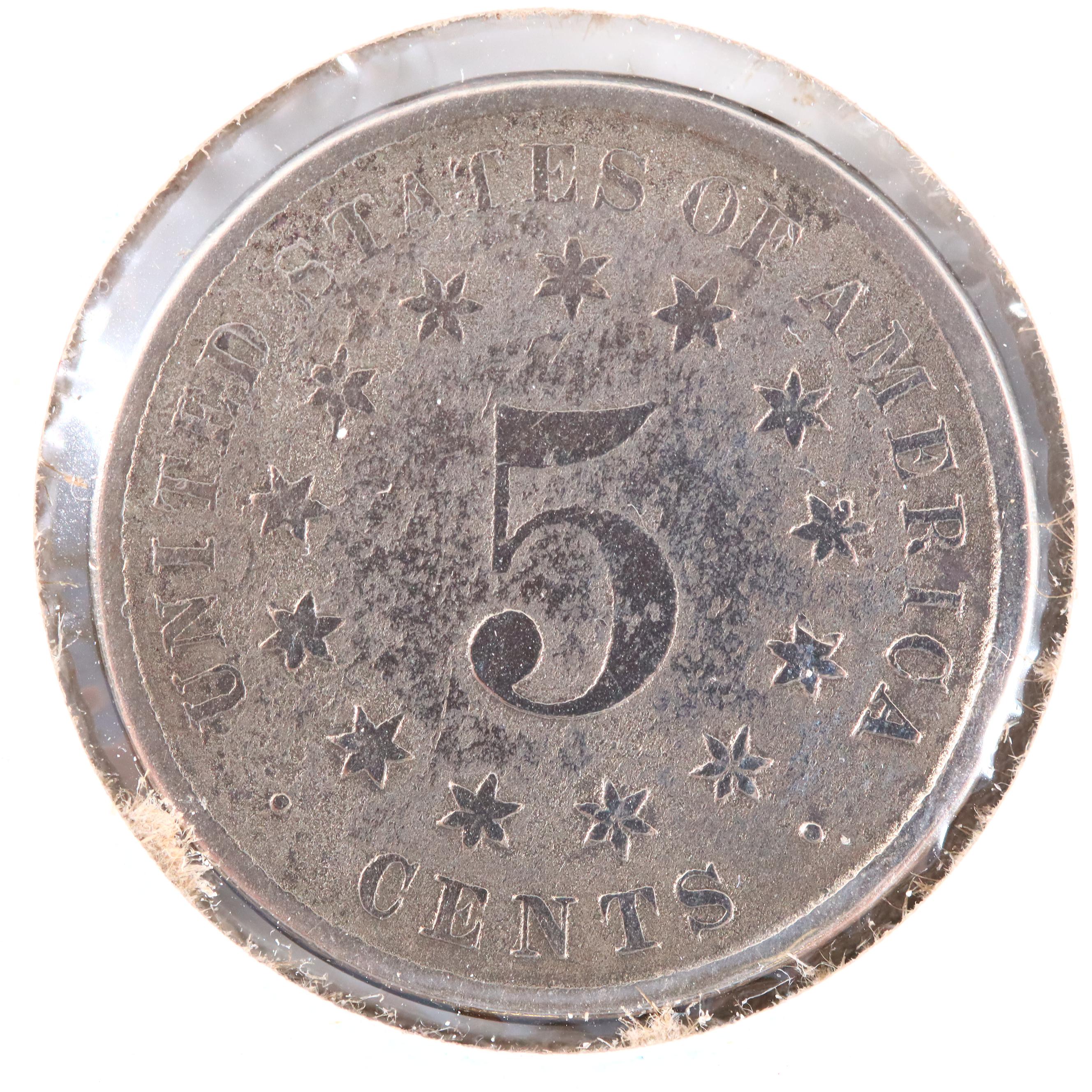 Antique American Nickel Assortment Including Shield and Liberty Nickels ...