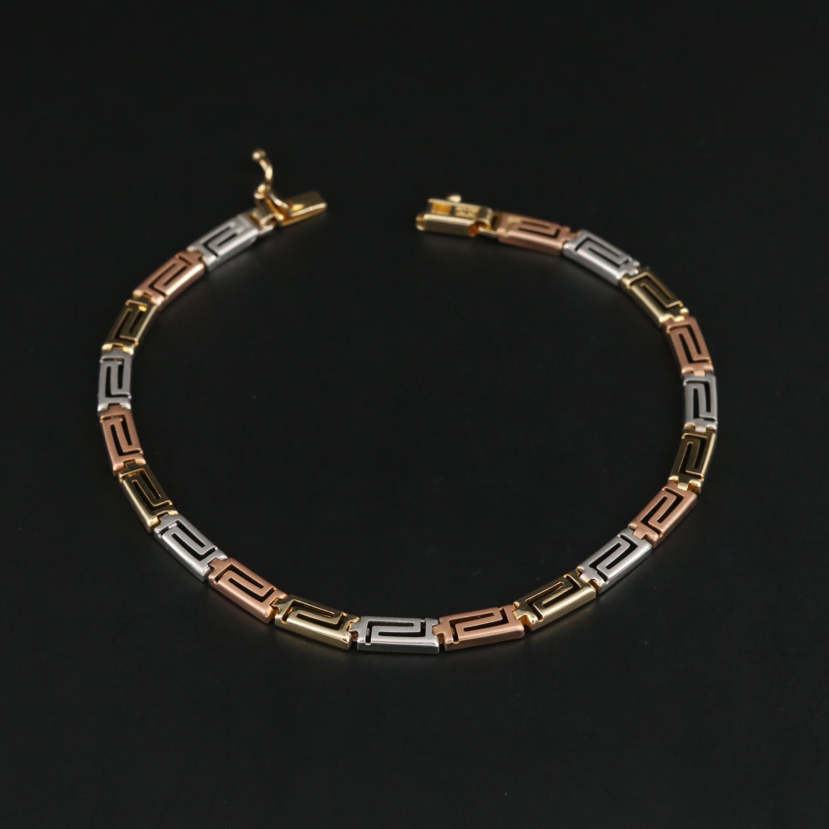 14K Tri-Color Gold Bracelet | EBTH