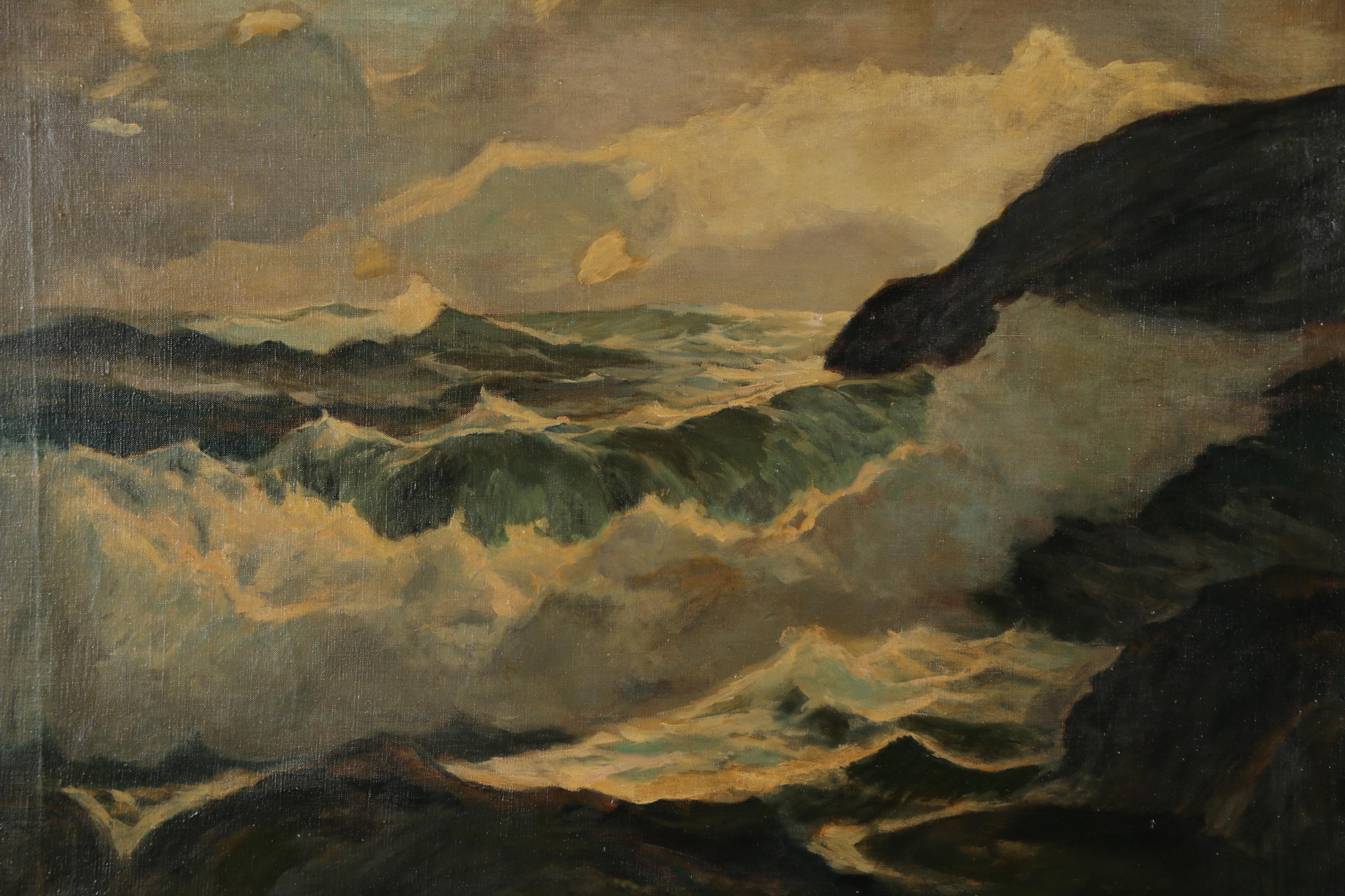 Mary Cable Butler Seascape Oil Painting | EBTH