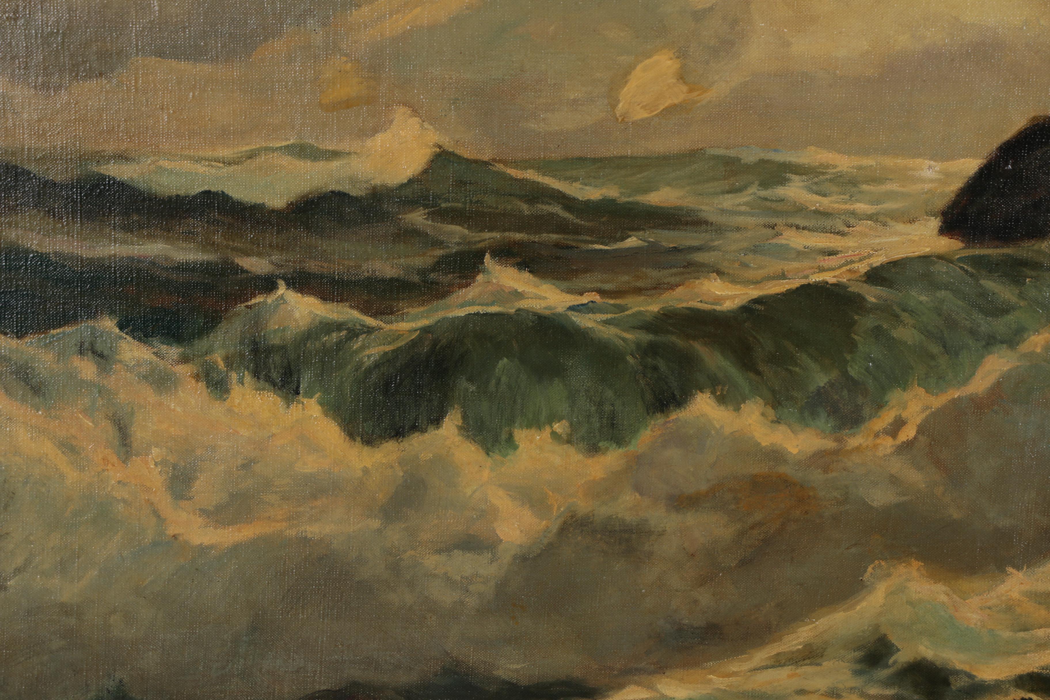 Mary Cable Butler Seascape Oil Painting | EBTH