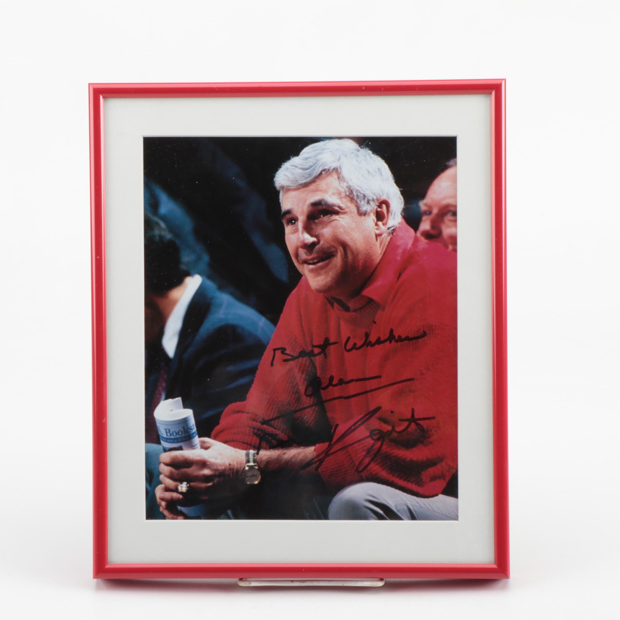 Bobby Knight Signed Indiana University Framed Photo Print with Books | EBTH
