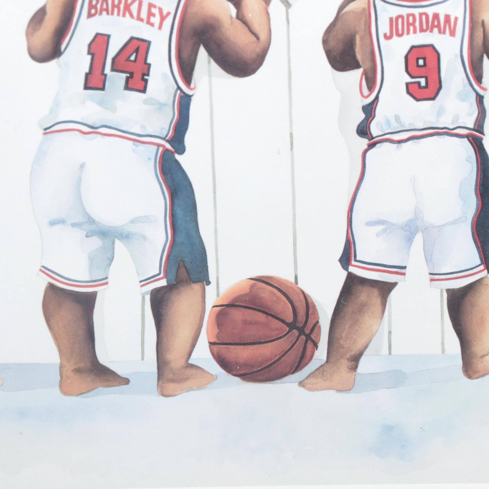 Framed "Dream Team" Kenneth Gatewood Print | EBTH
