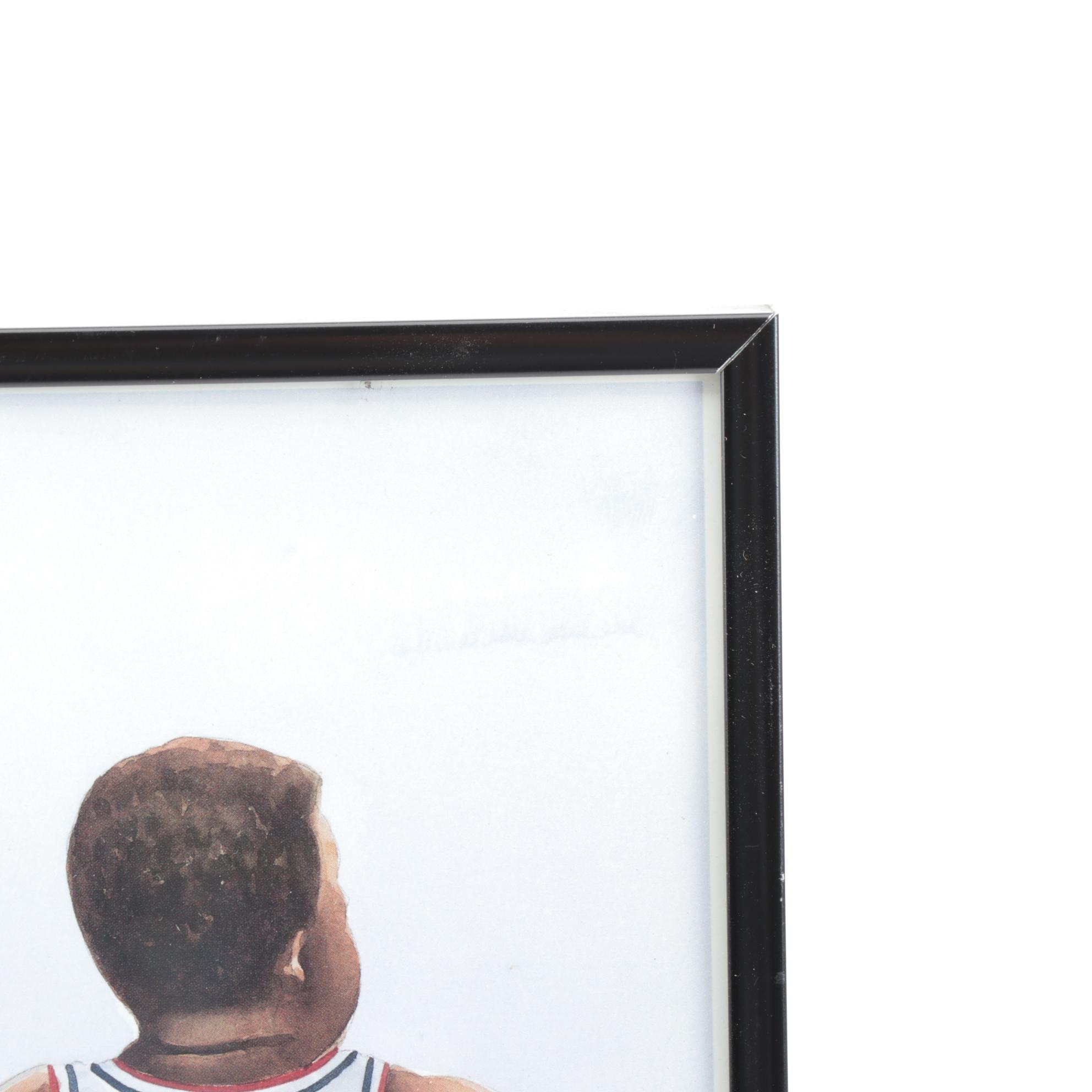 Framed "Dream Team" Kenneth Gatewood Print | EBTH