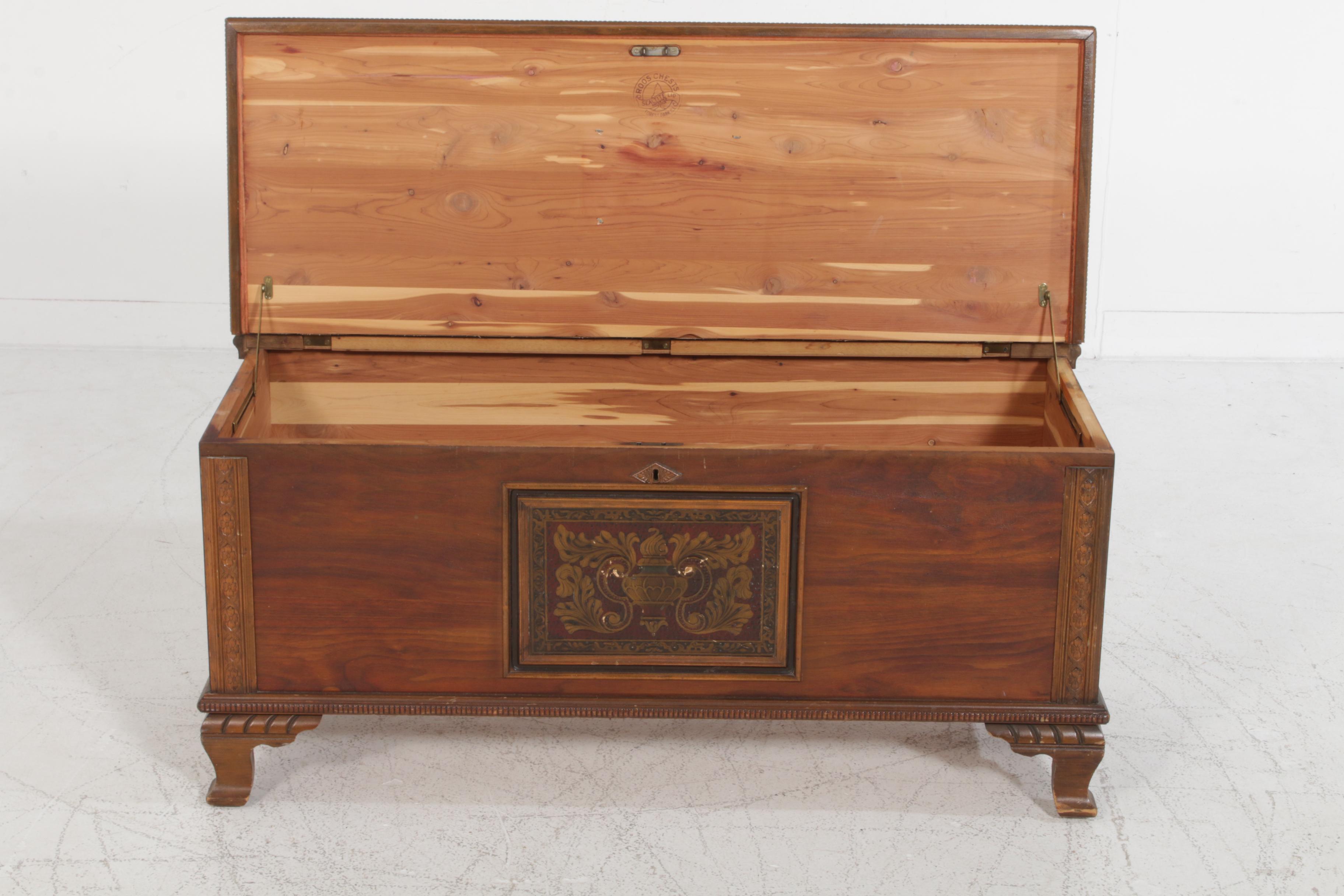 Ed Roos Company of Forest Park Cedar Lined Chest, Mid-20th Century | EBTH