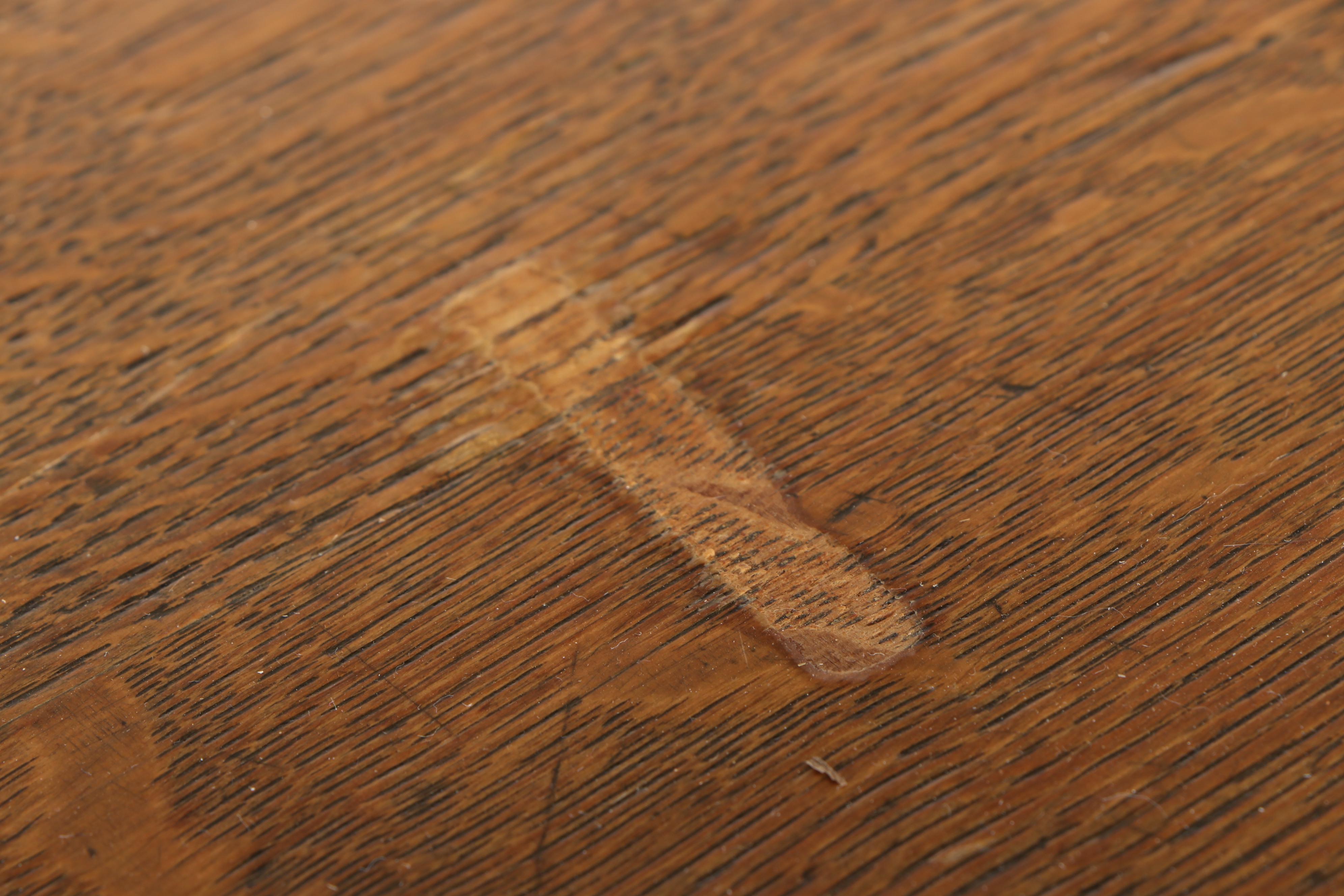 Antique Oak Bank Teller Table | EBTH