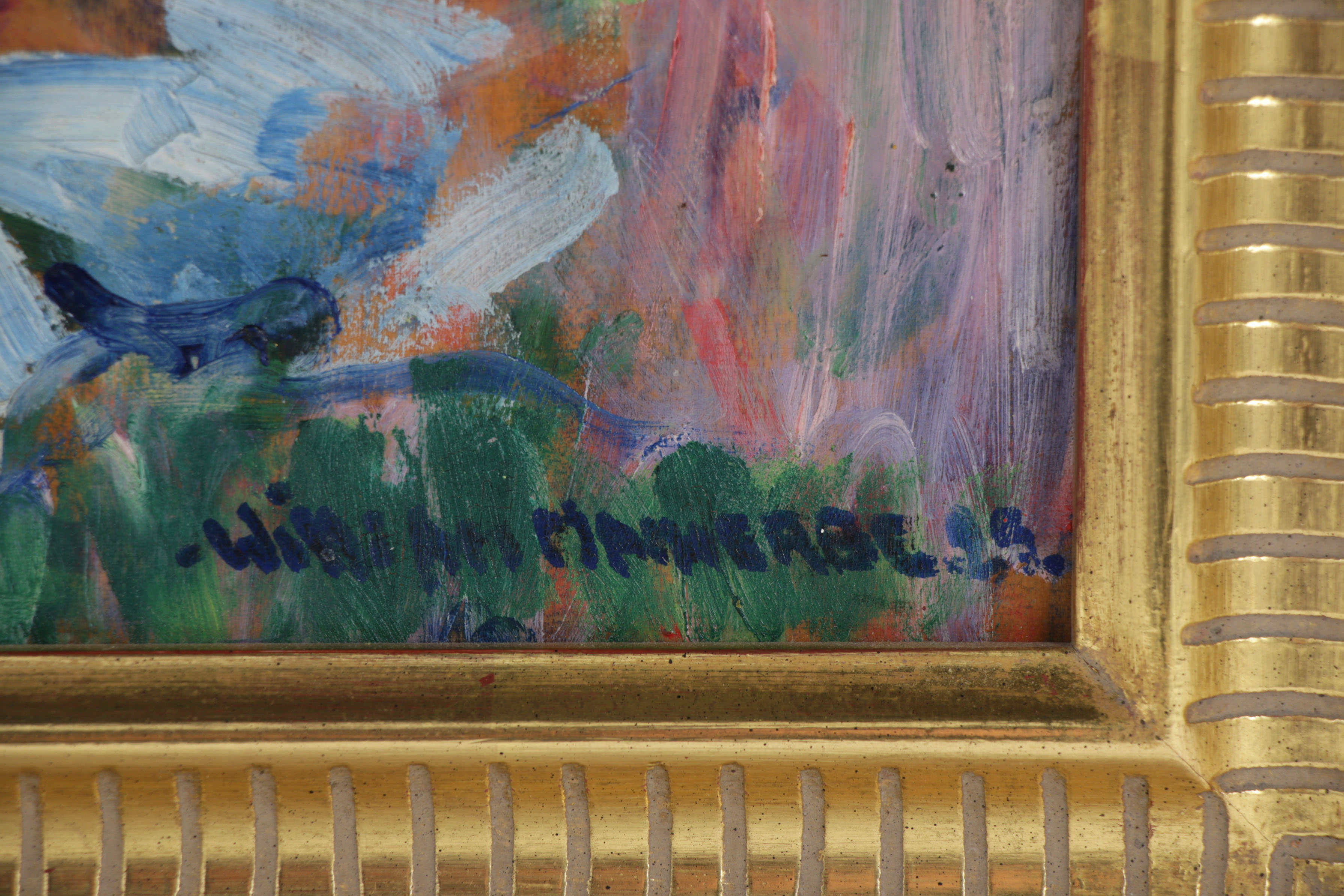 William Malherbe Post Impressionist Figure Painting "Etude de Nu", 1925 ...