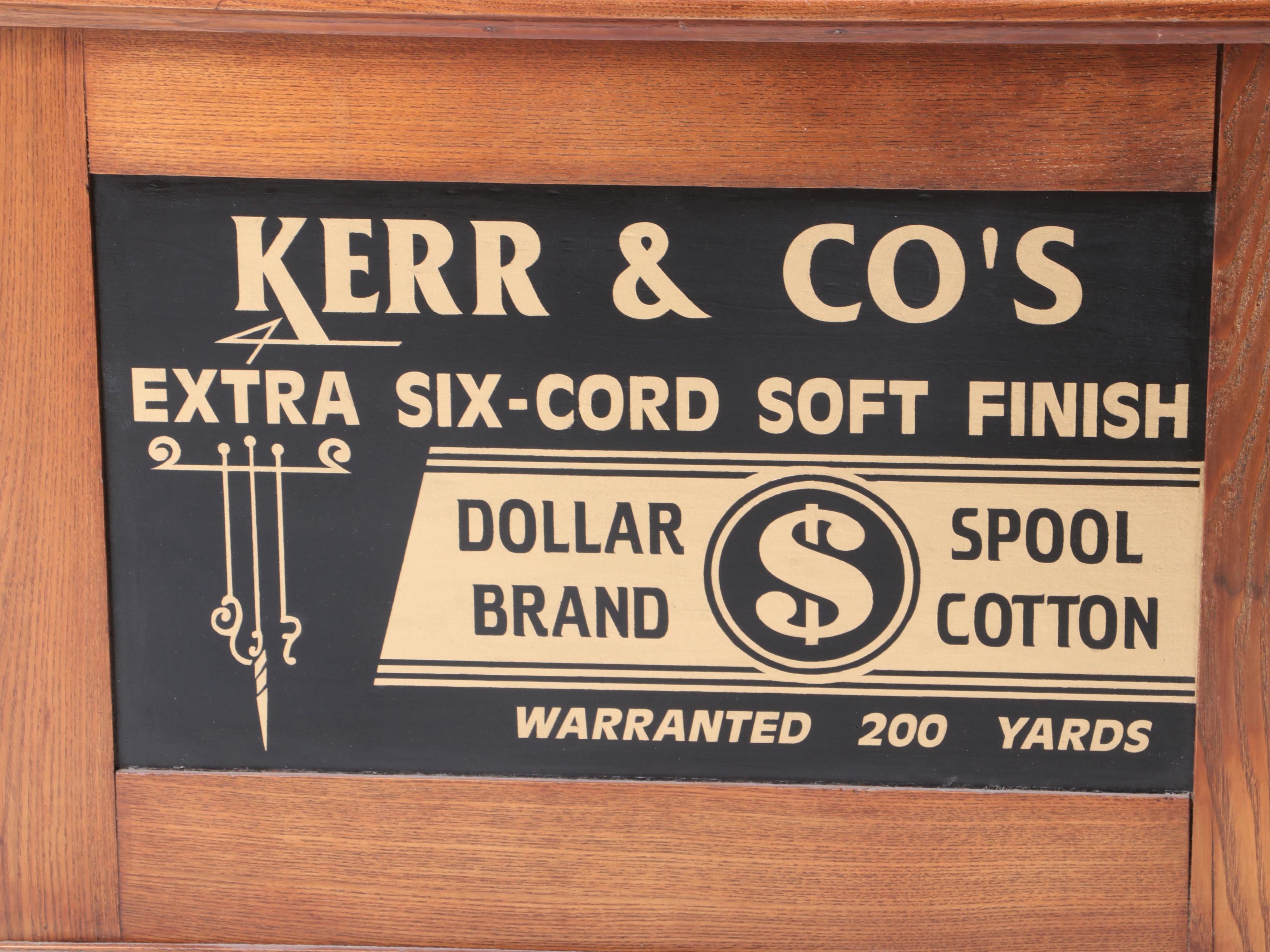 Kerr and Company Oak Spool Cabinet, Early 20th Century and Later | EBTH