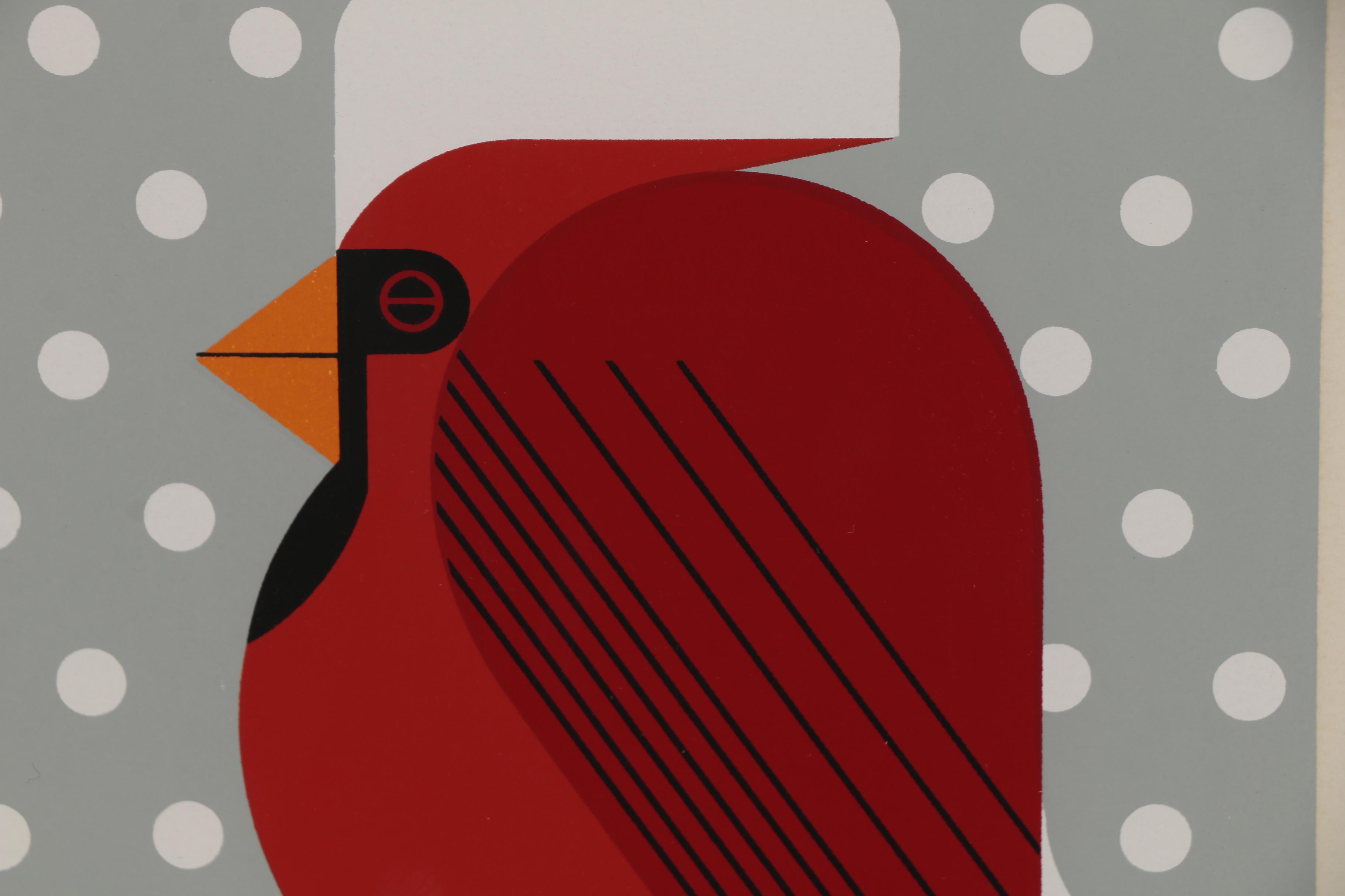 Charley Harper Serigraph "Cool Cardinal," 1974 | EBTH