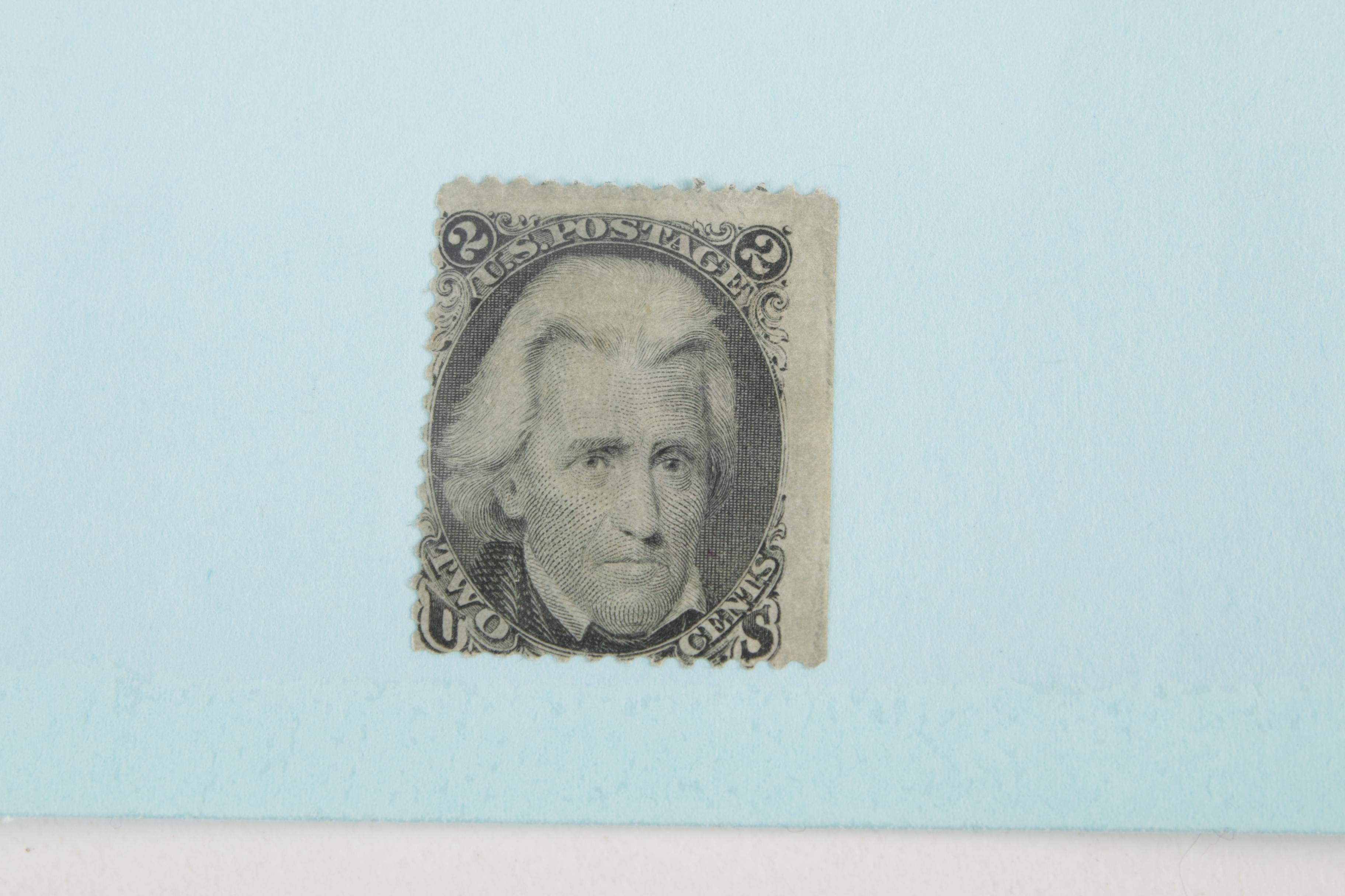 1863 United States Two Cent Stamp, Scott #73 | EBTH