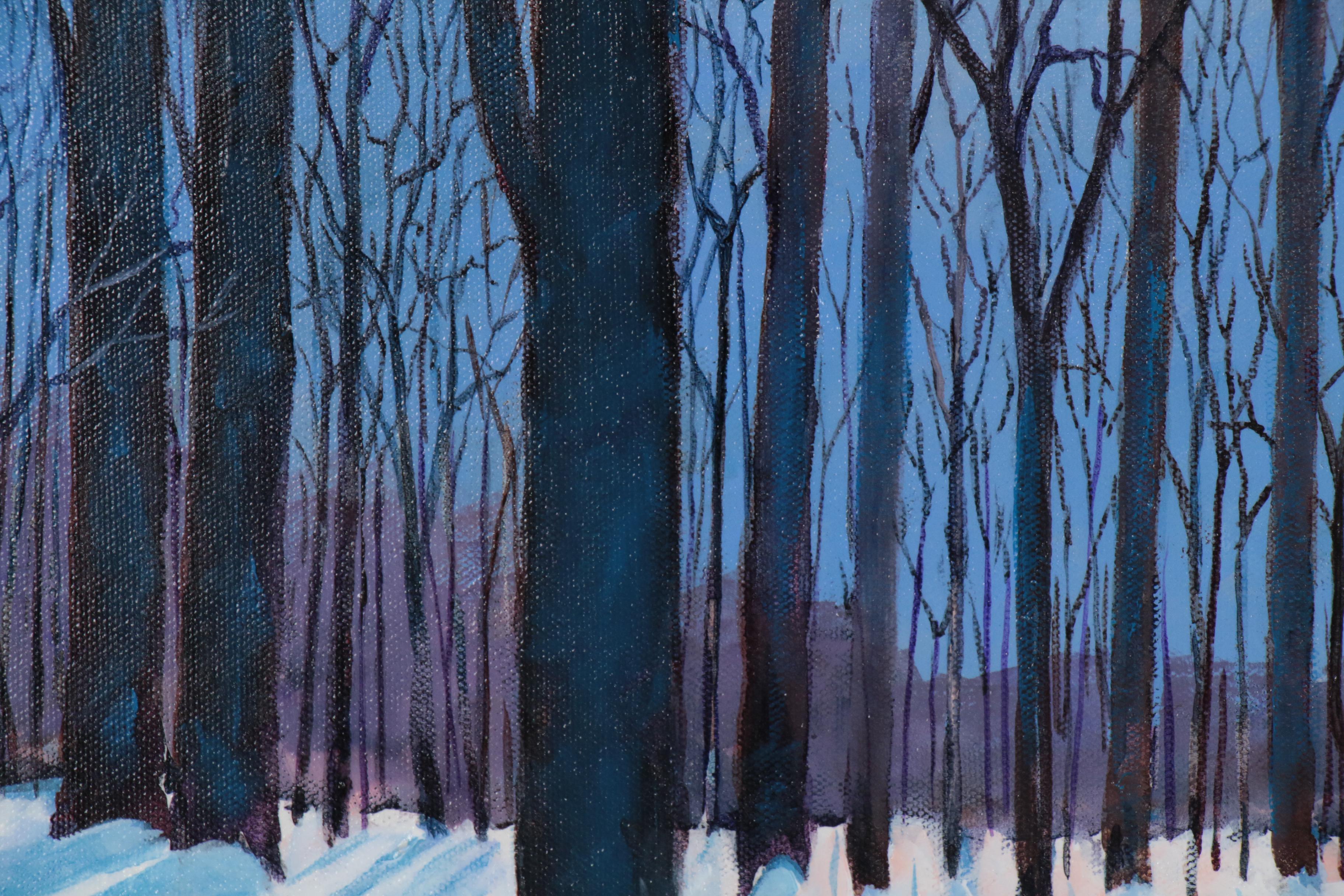 J.C. Hall Acrylic Painting "Winter Solstice" | EBTH