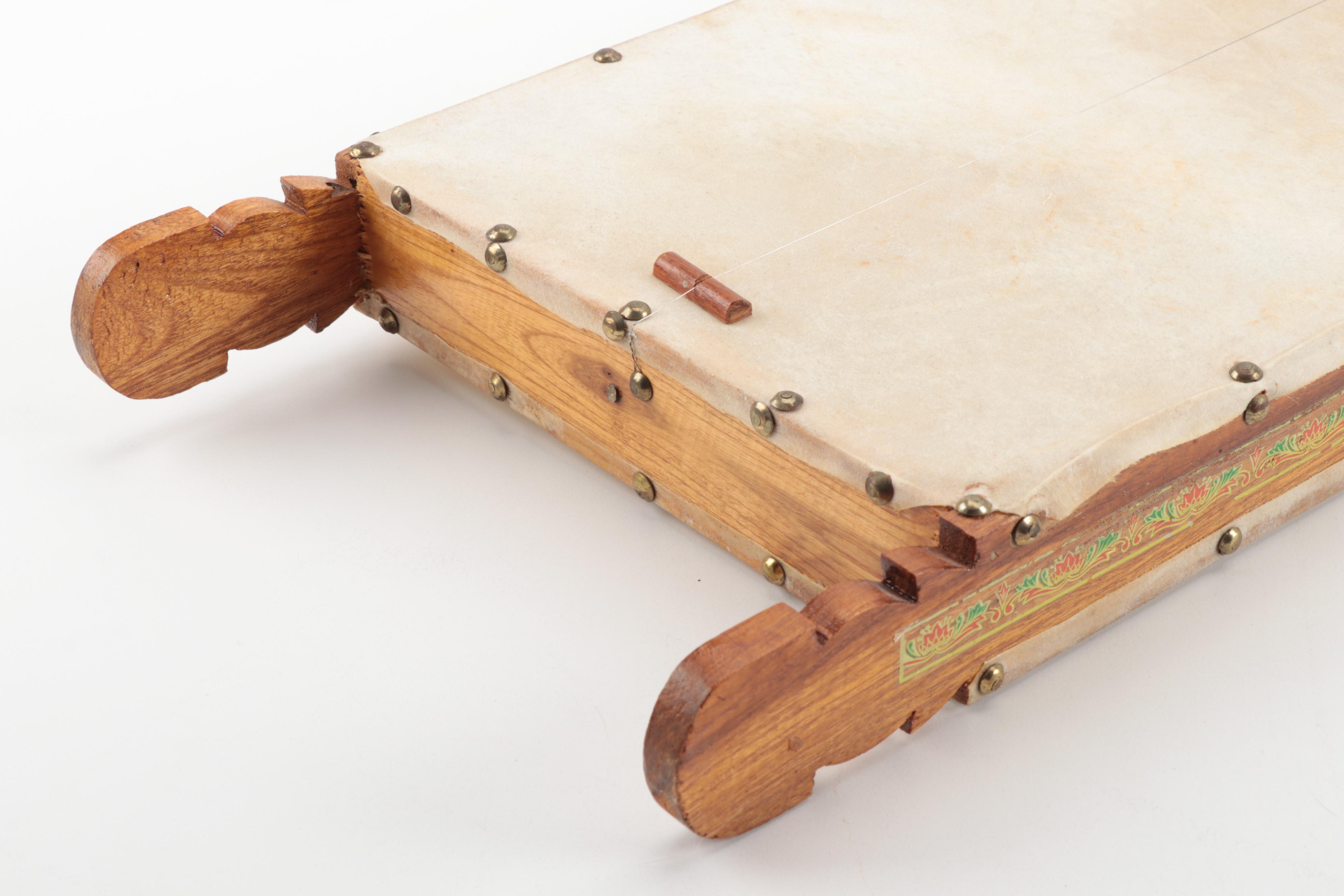 Banjira Rabab Single String Instrument with Goatskin Resonator and Wood ...