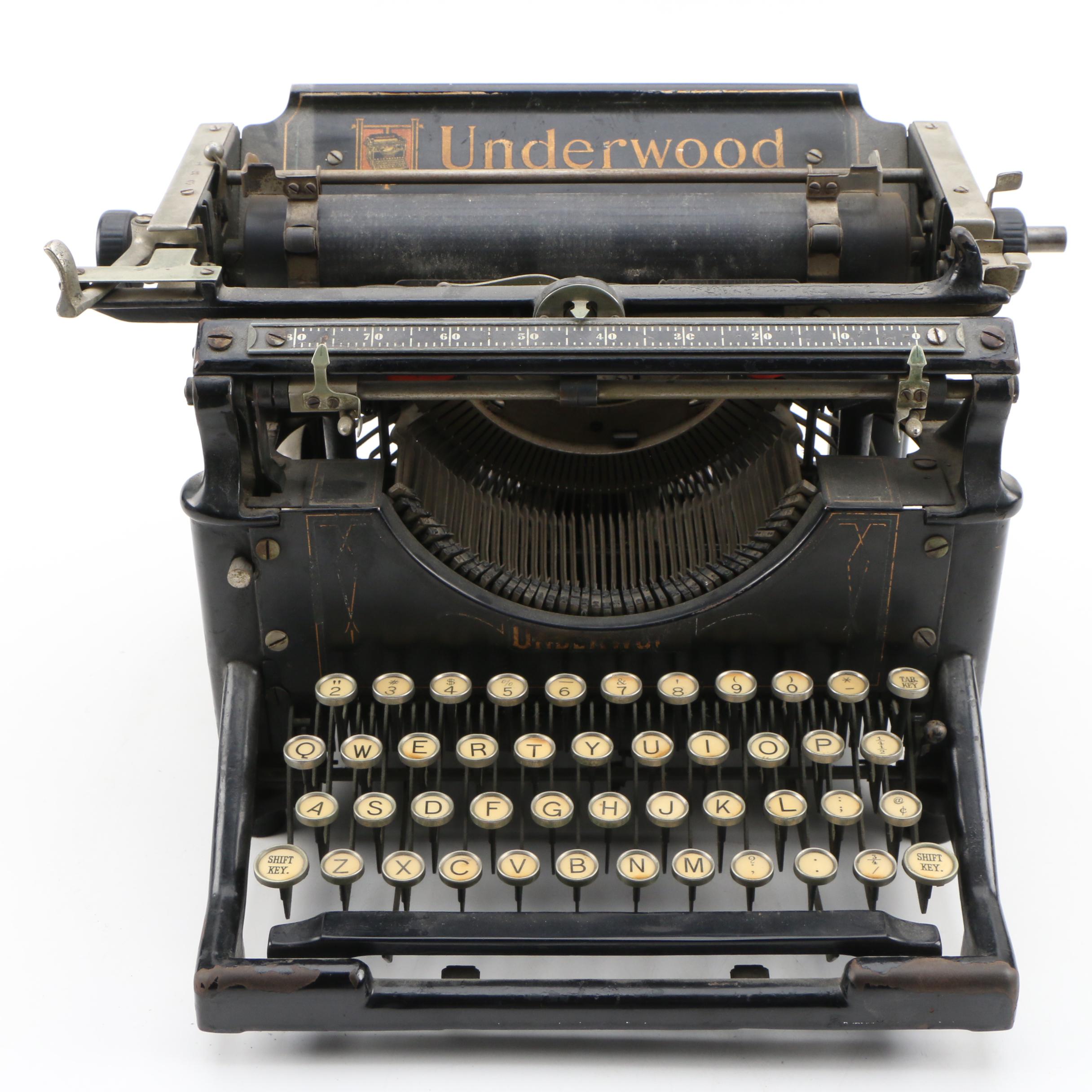 Underwood Typewriter, Early 20th Century | EBTH