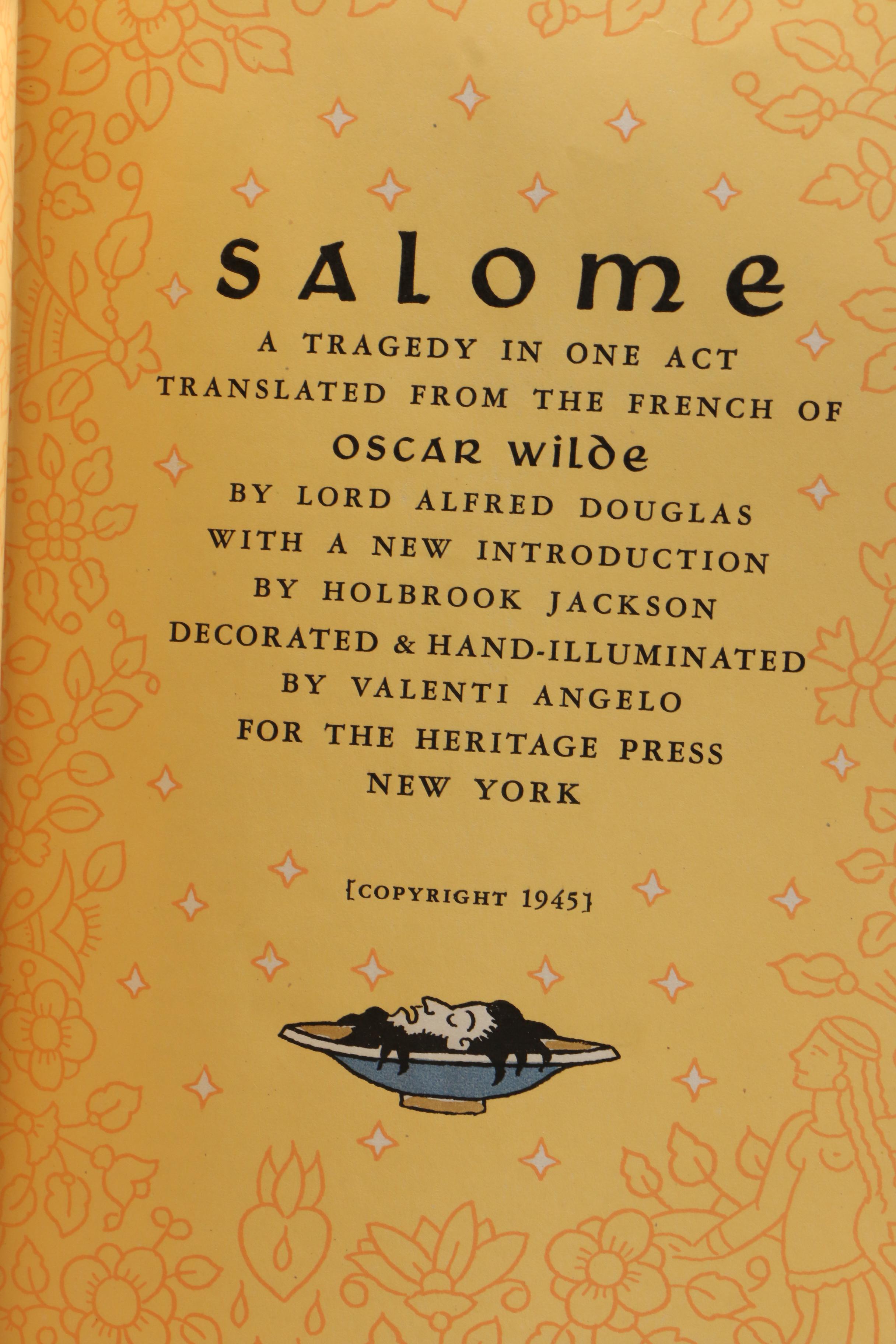 Classic Literature by The Heritage Press including "Salome" by Oscar ...