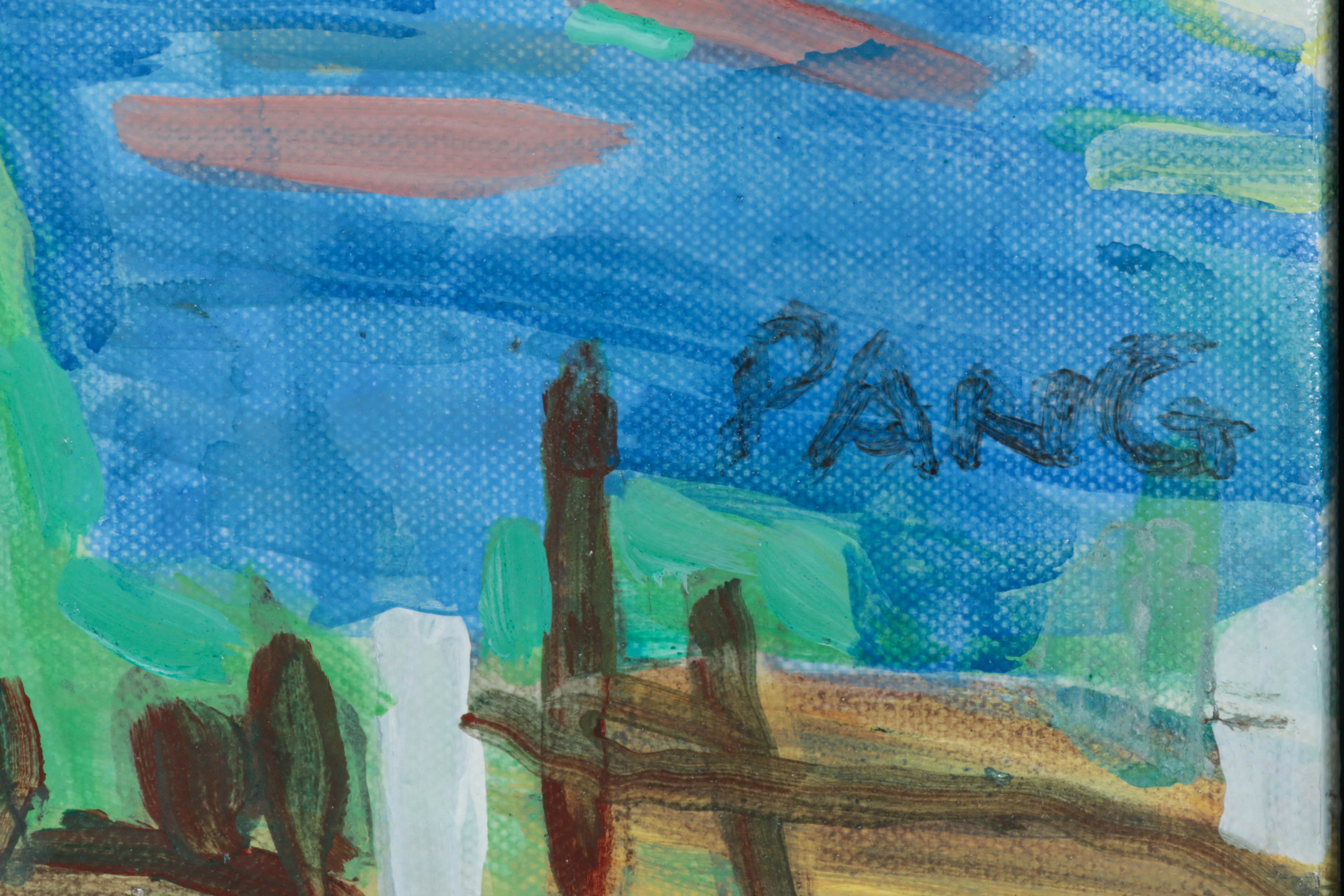 Pang Jen Oil Painting "Caribbean Harbor" | EBTH