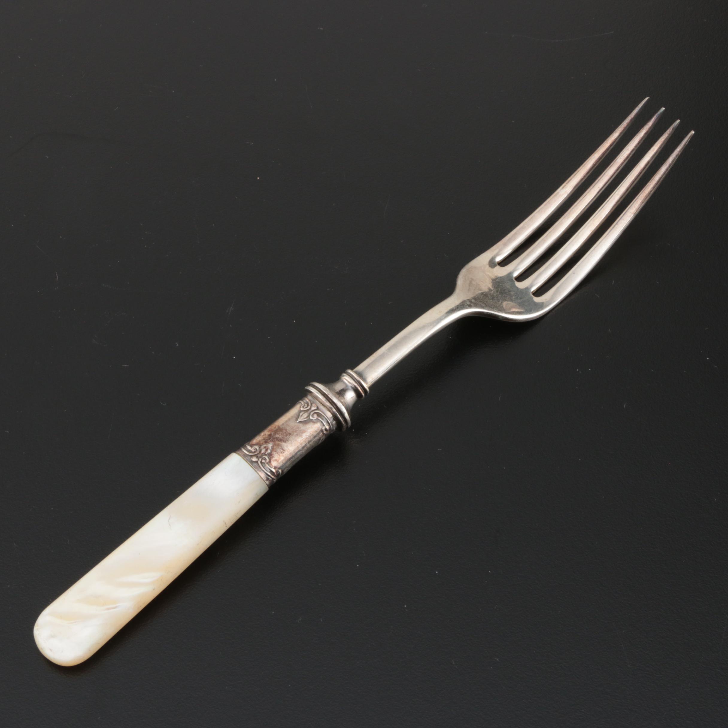 Landers, Frary & Clark Sterling and Mother of Pearl Handled Flatware | EBTH