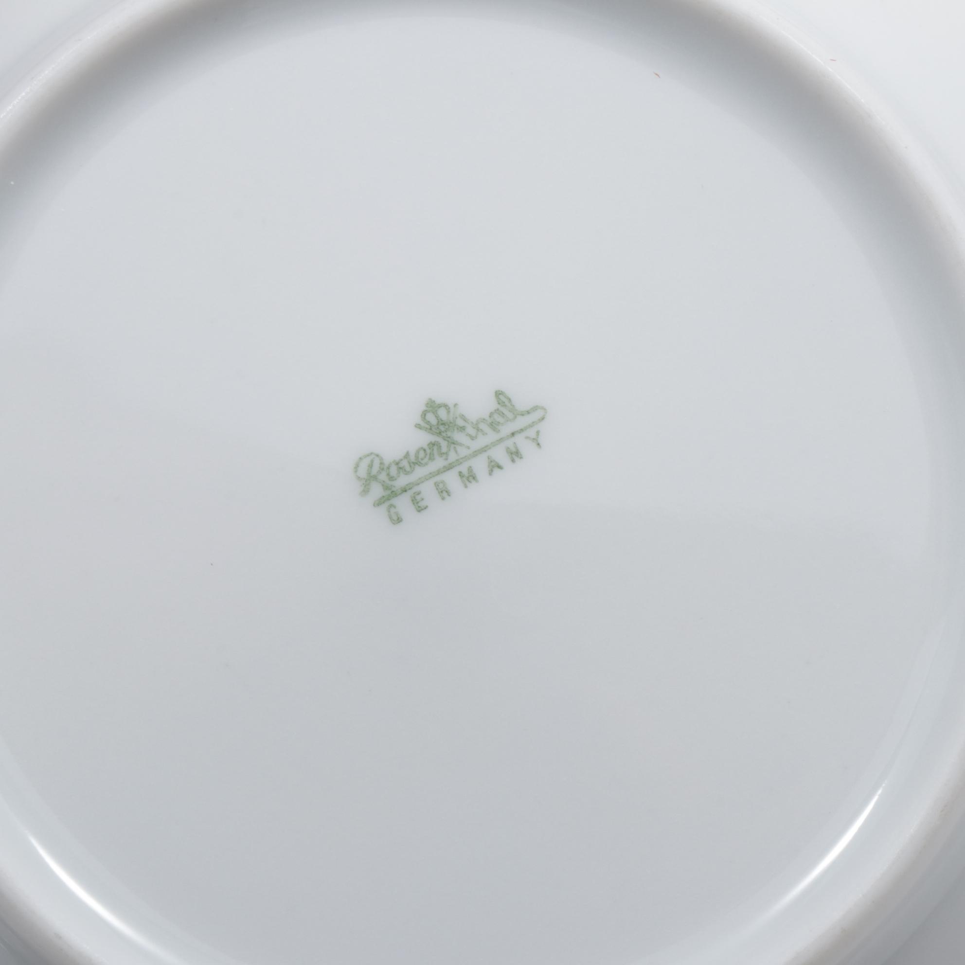 Rosenthal "Classic Modern White" Porcelain Dinnerware, Mid to Late 20th ...