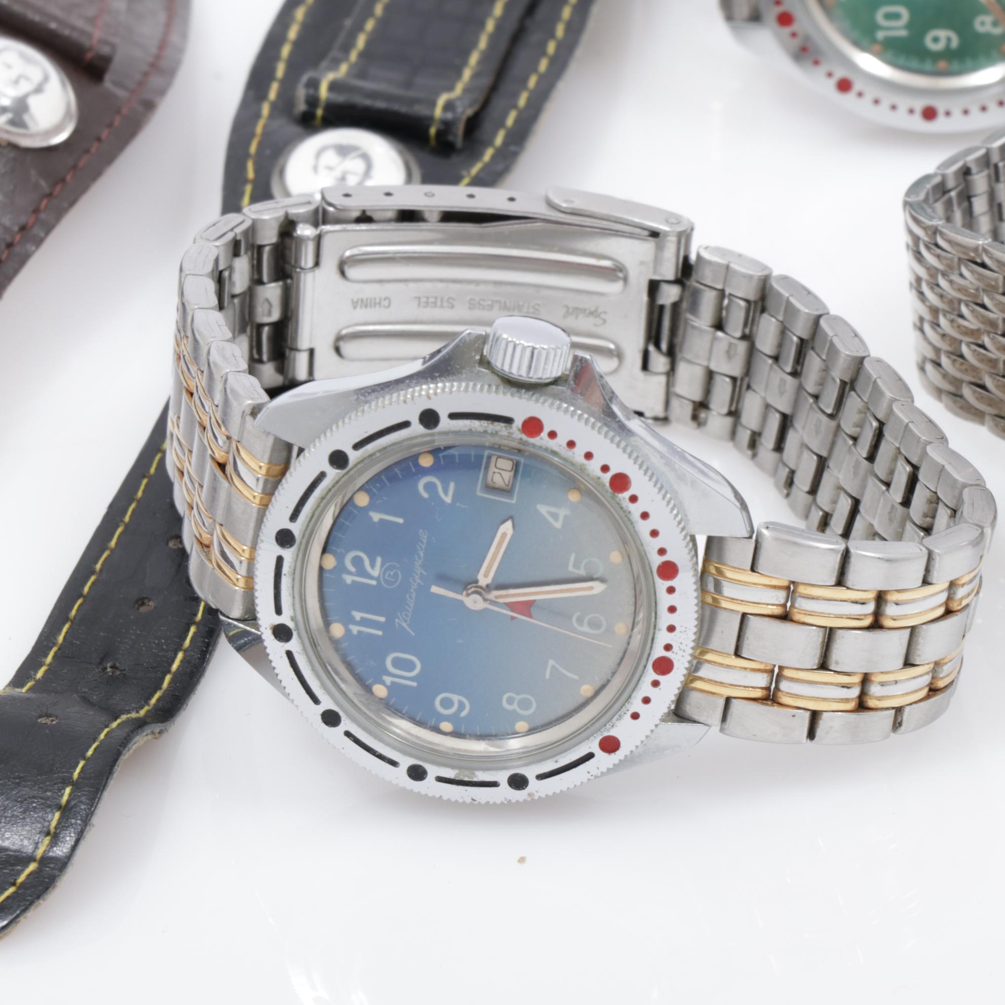 Vintage Russian Military Watch Collection Including Komandirskie | EBTH
