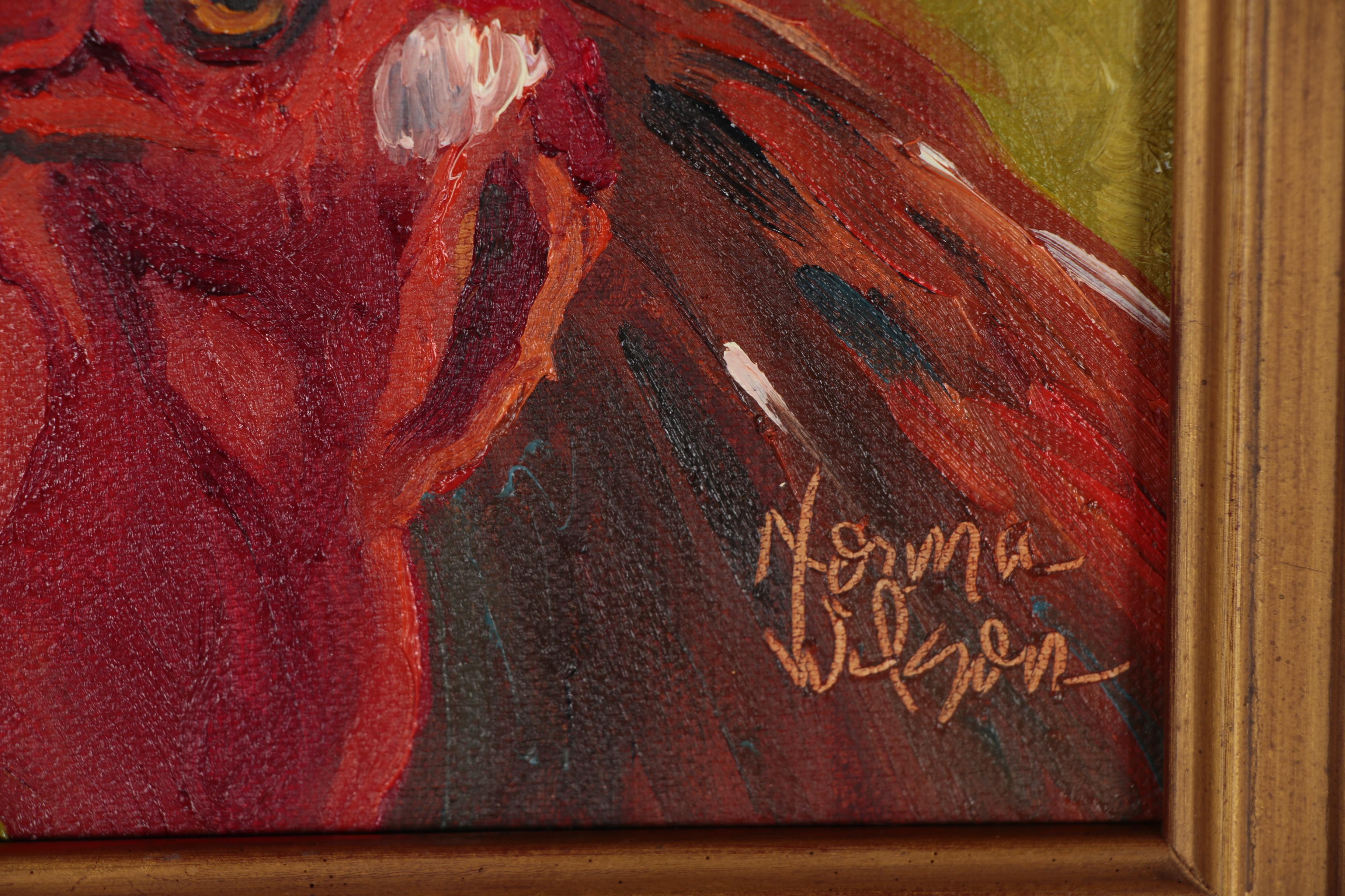 Norma Wilson Oil Painting of Rooster | EBTH