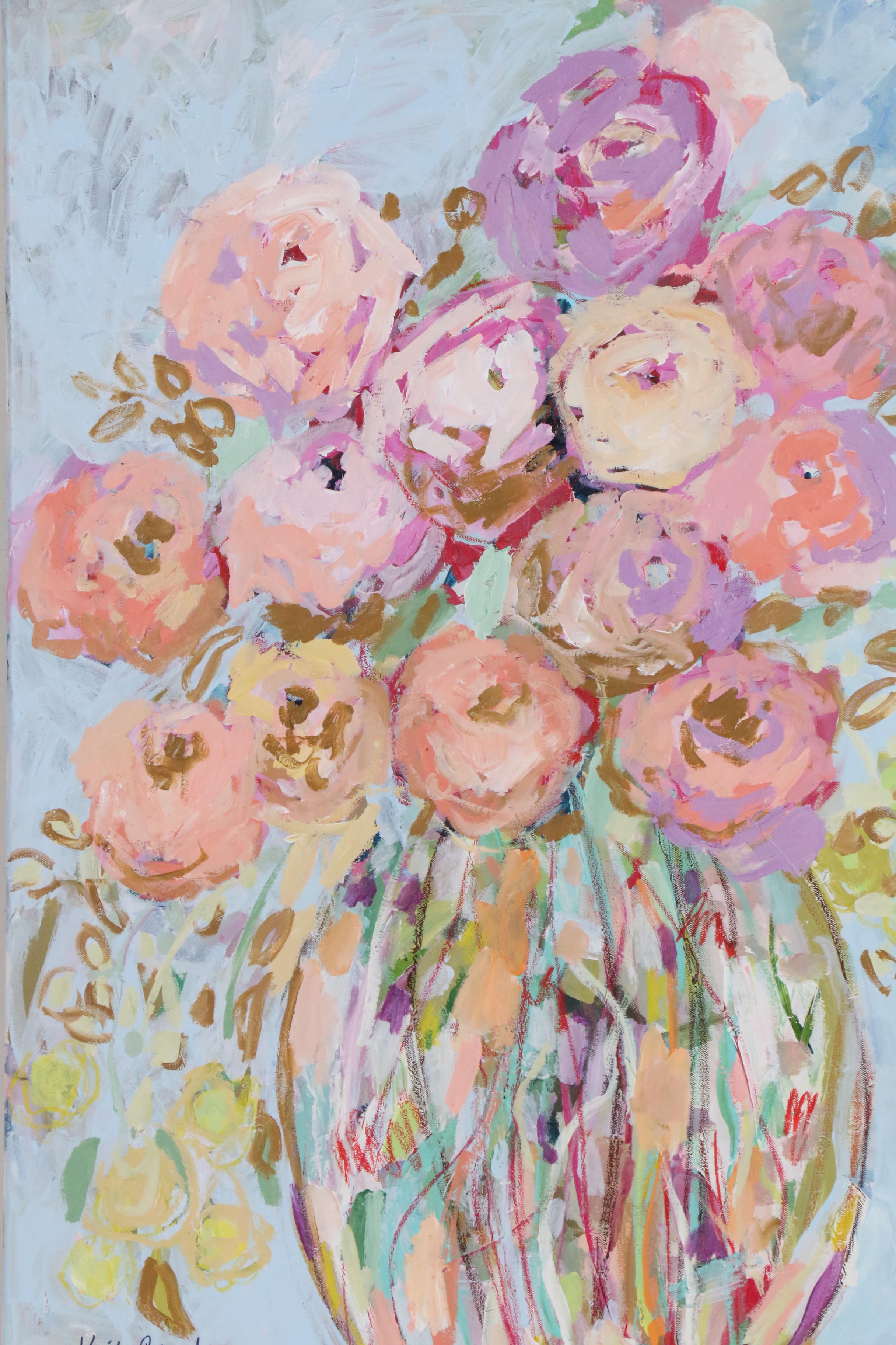 Kait Roberts Acrylic Painting "After Everything - She Still Bloomed" | EBTH