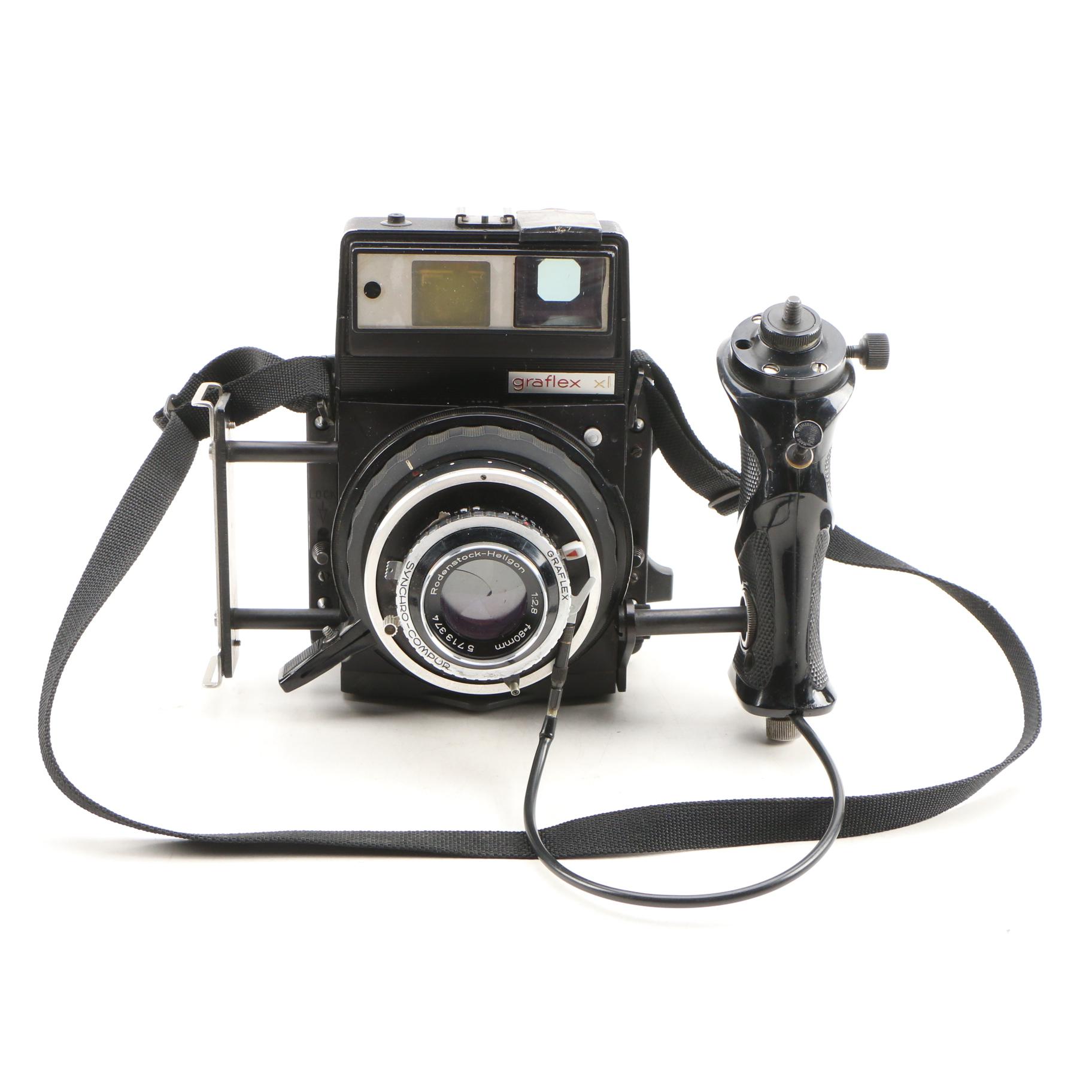 Graflex XL with f2.8 80mm Rodenstock-Heligon Lens and Accessories | EBTH