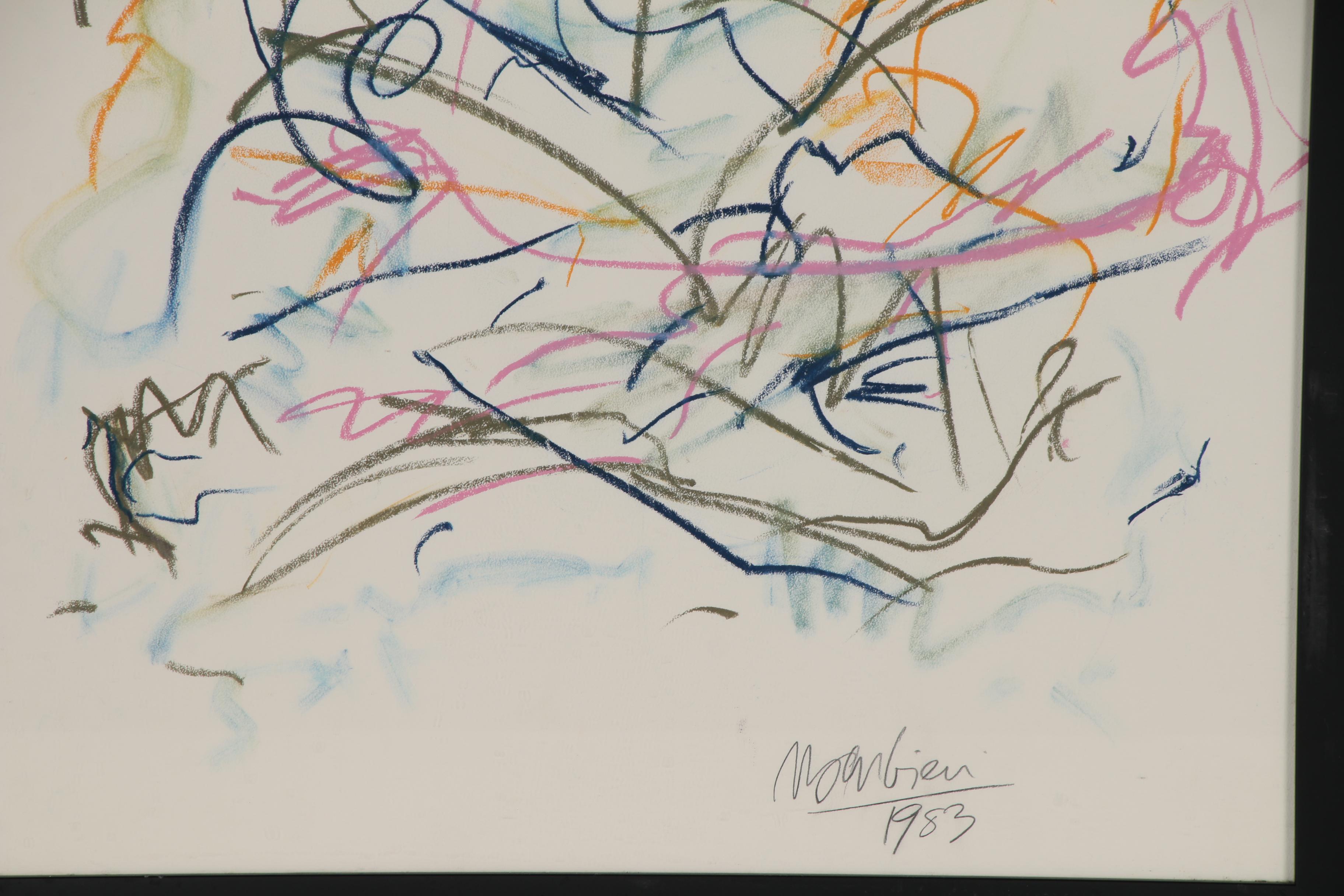 Nicholas Barbieri Abstract Mixed Media Drawing | EBTH