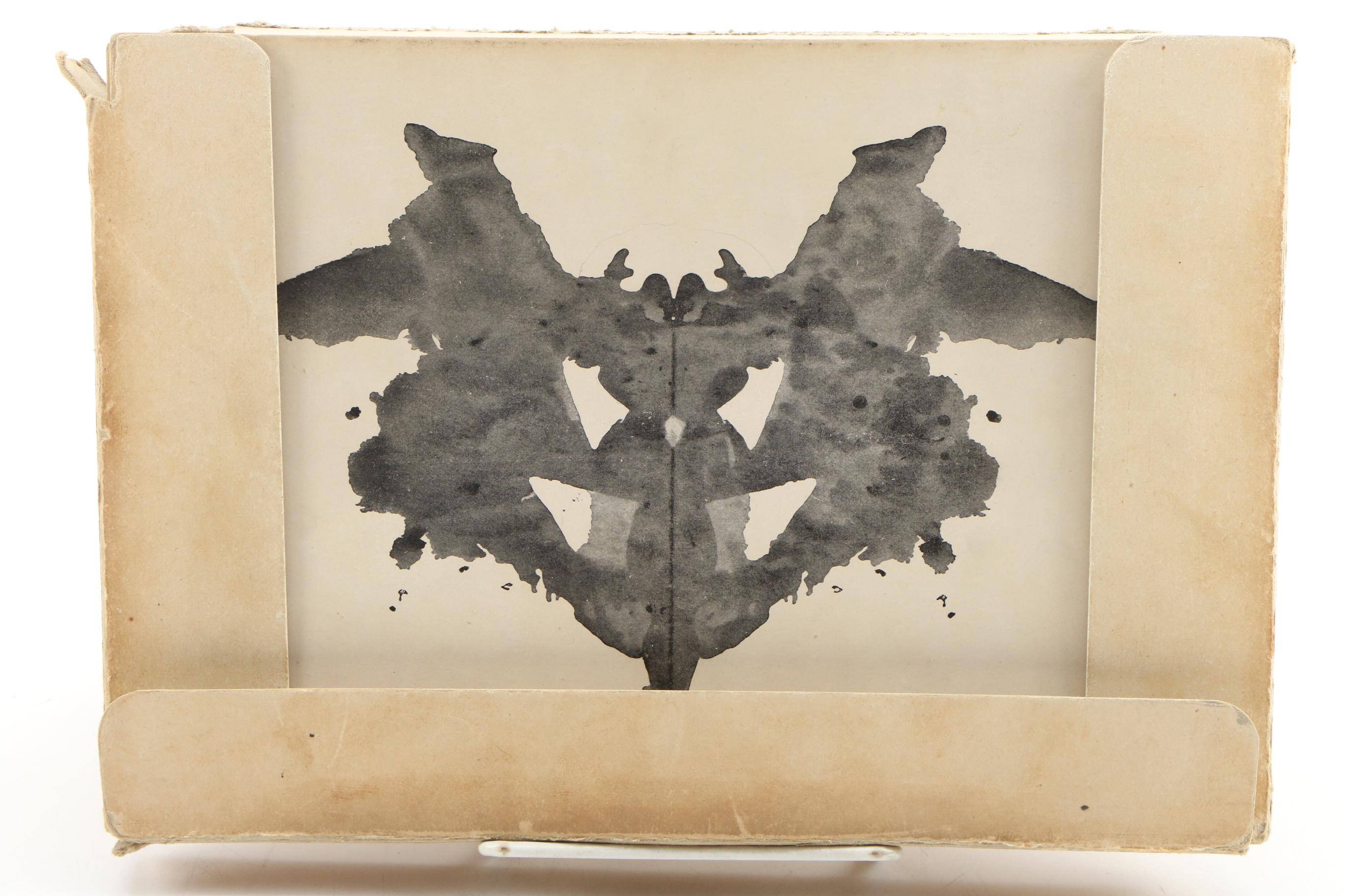 Hermann Rorschach Pyschodiagnostics Ink Blot Cards, circa 1948 | EBTH