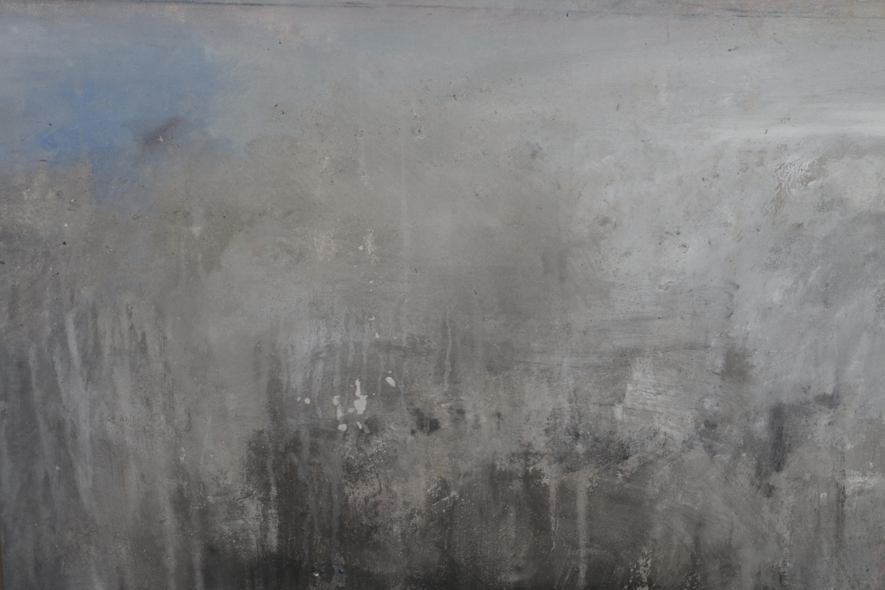 David Senecal Abstract Landscape Mixed Media Painting Triptych | EBTH