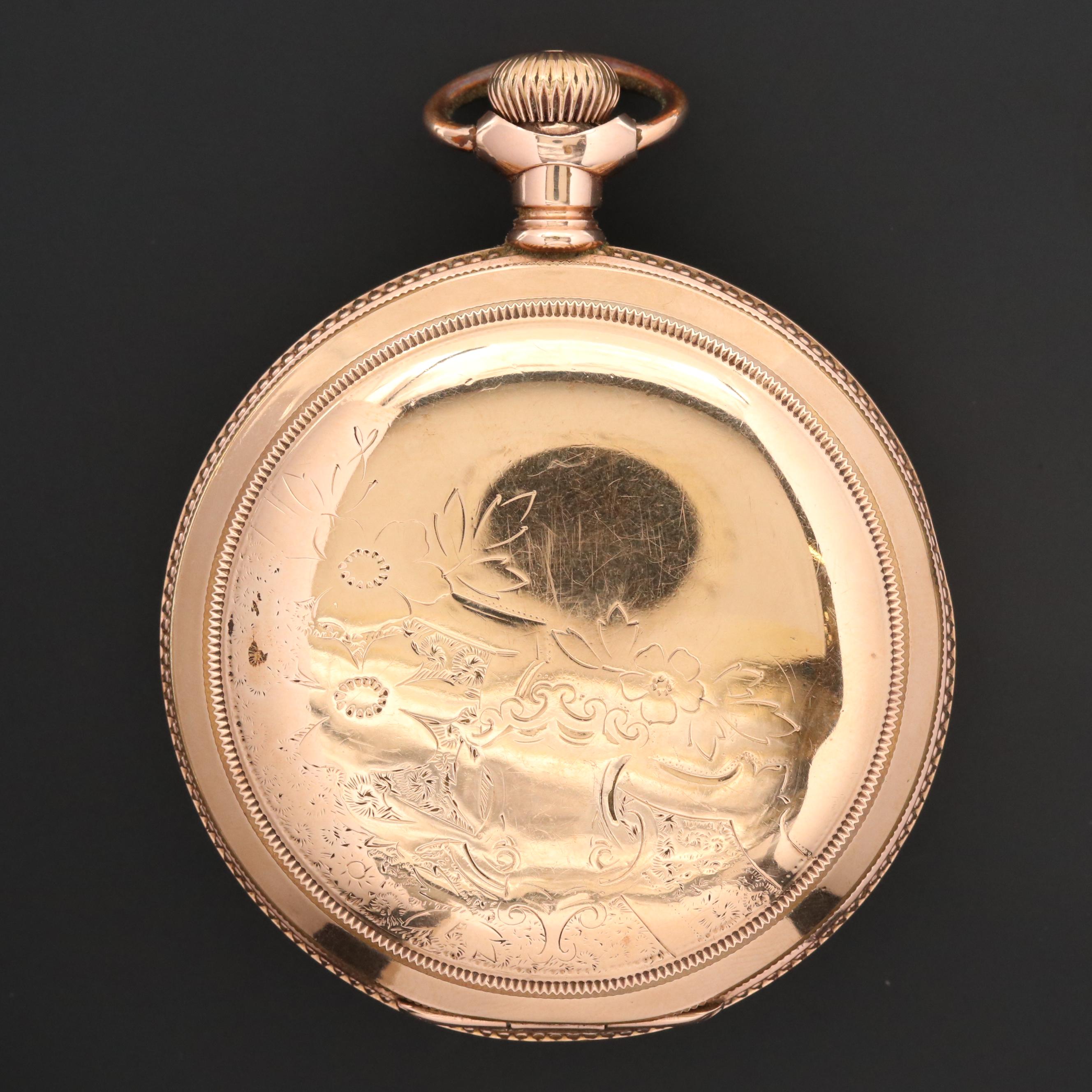 Columbus Railway King Gold Filled Hunters Case Pocket Watch | EBTH