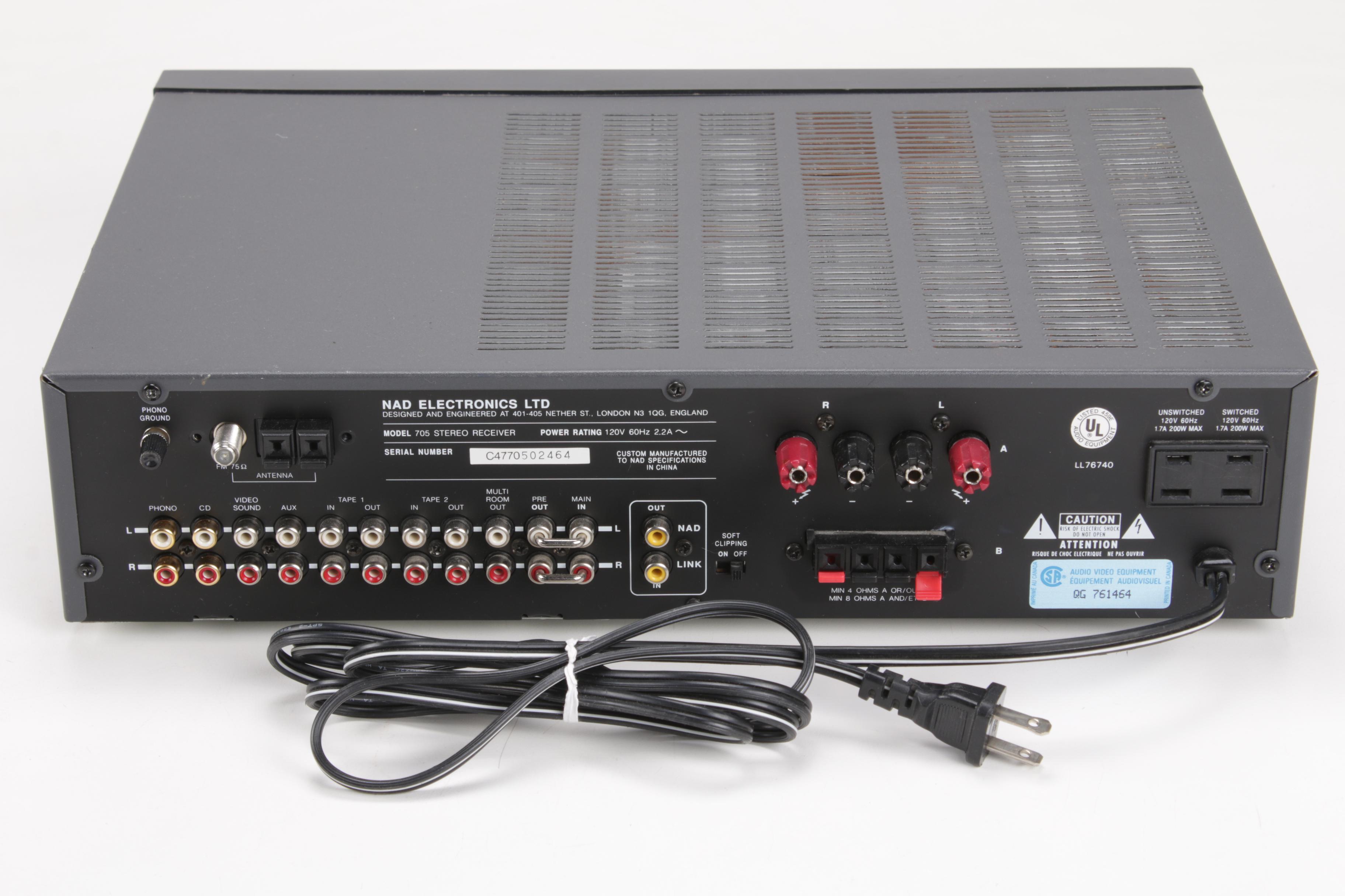 NAD Electronics 705 Stereo Receiver | EBTH