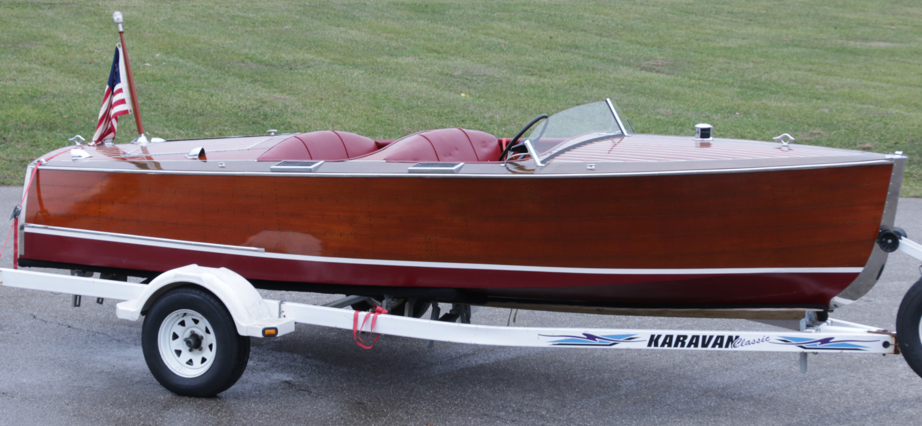 1936 18 ft. Chris Craft Runabout with Starboard Single Propeller and ...