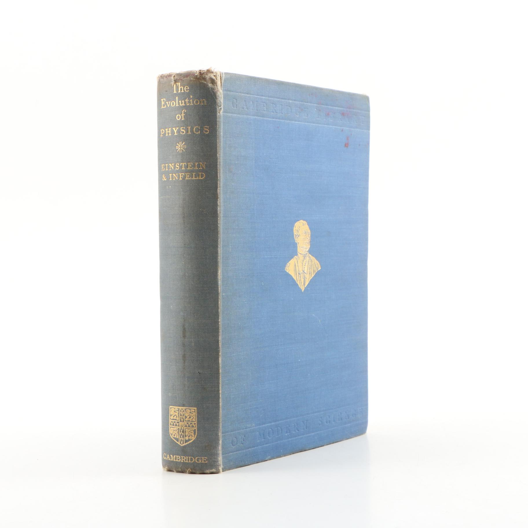 1938 "The Evolution of Physics" by Albert Einstein and Leopold Infeld ...